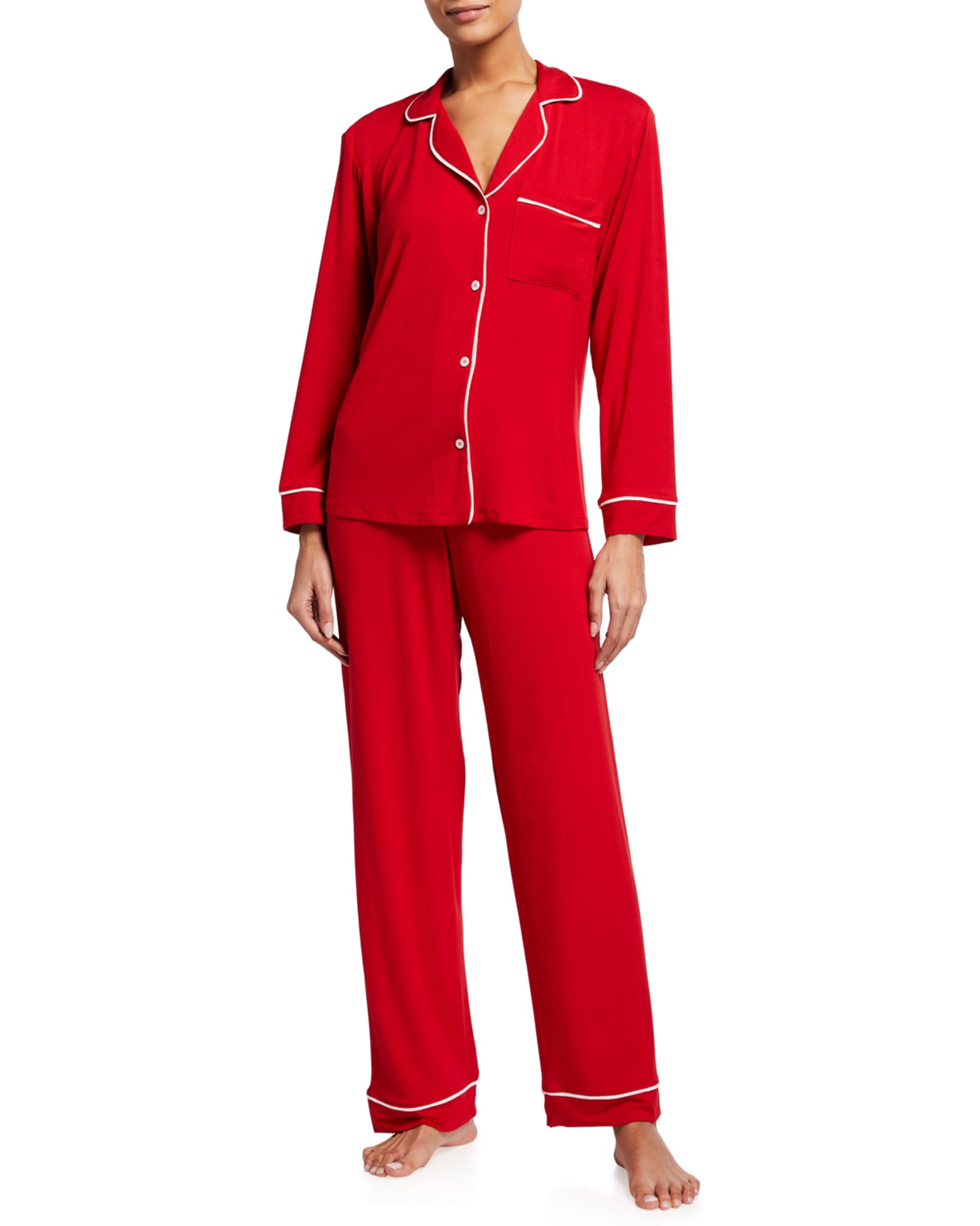 Eberjey Gisele Long Pajama Set | Neiman Marcus