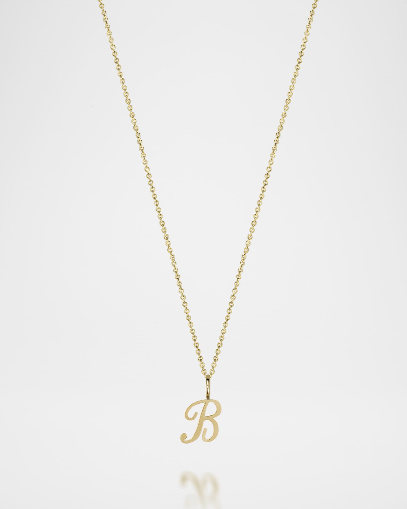 Sarah Chloe Amelia 14k Gold Script Initial Necklace | Neiman Marcus