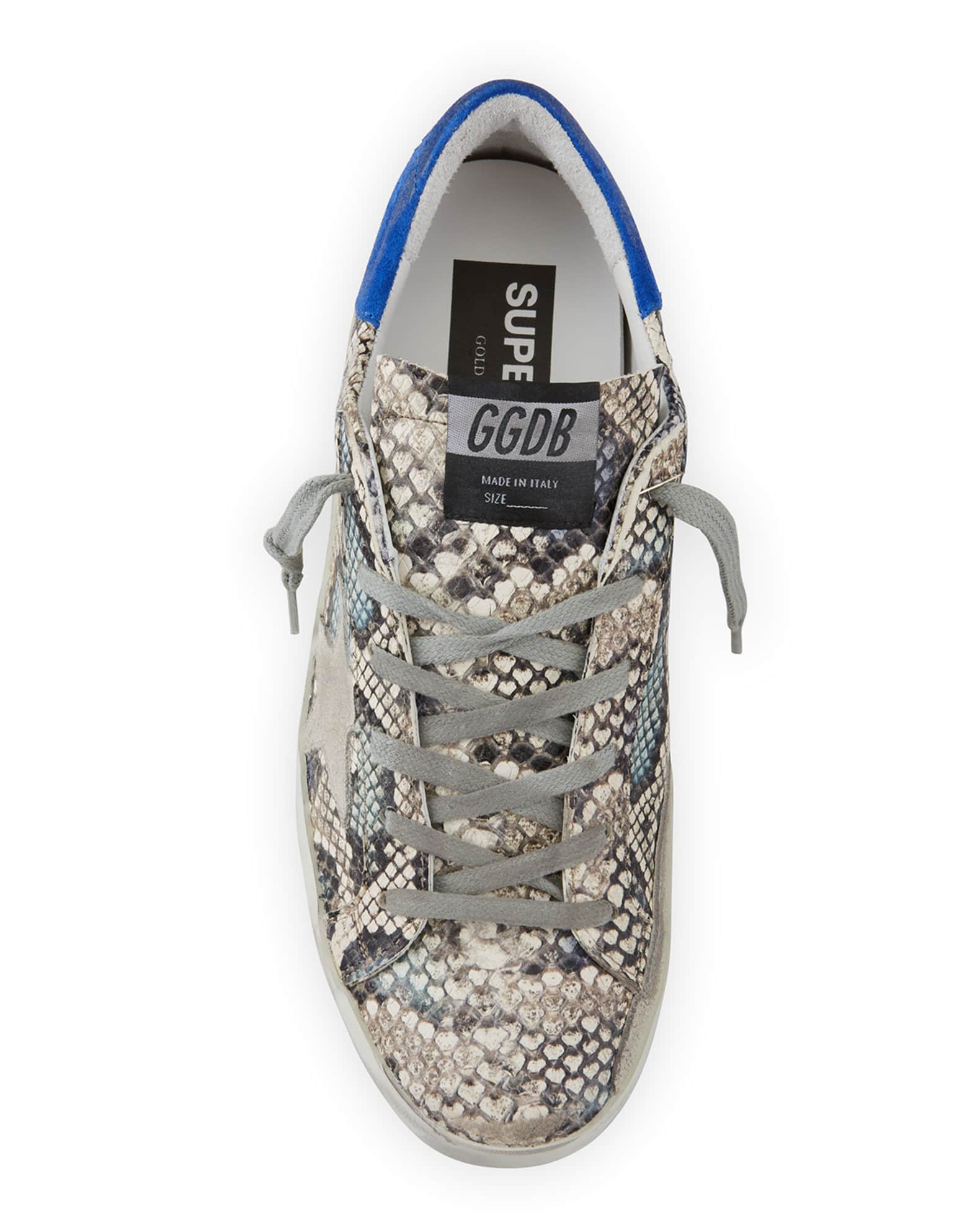 Golden Goose Superstar Multicolor Python-Print Sneakers | Neiman Marcus