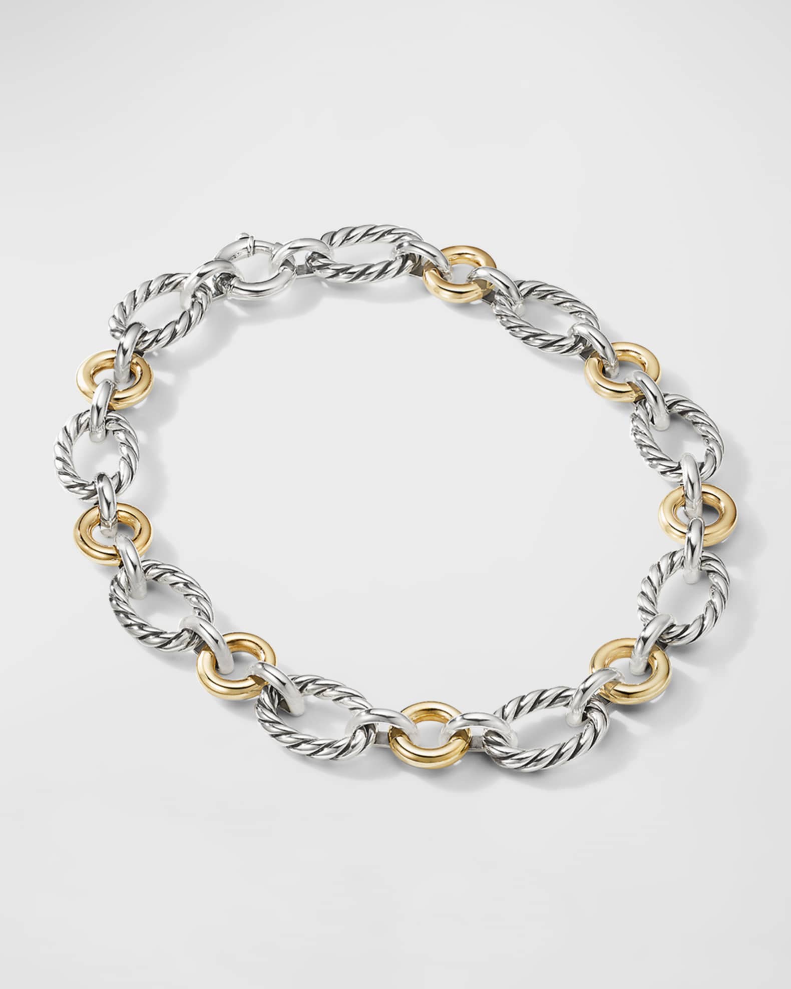 David Yurman Cable and Smooth Chain Link Necklace | Neiman Marcus