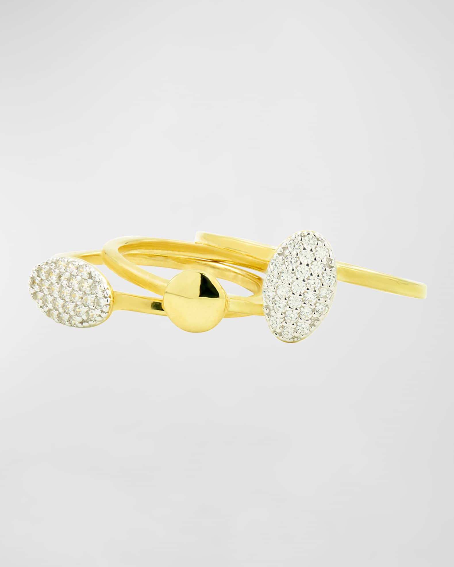 Freida Rothman Radiance Stack Rings, Set of 3 | Neiman Marcus