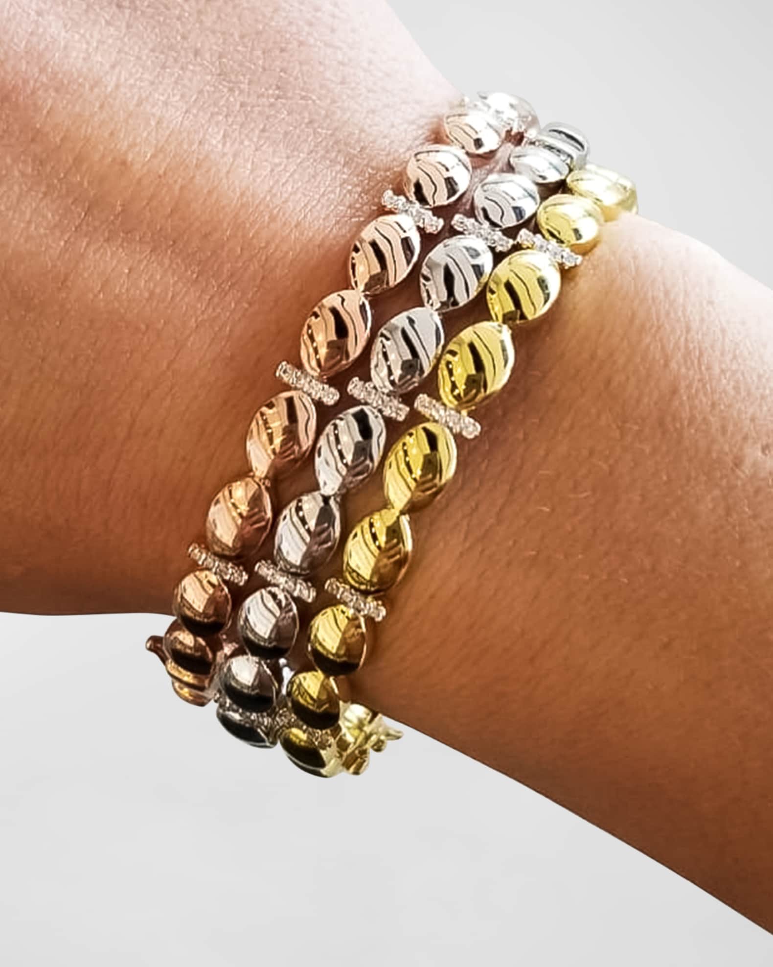 Freida Rothman Flat Disc Hinge Bangle | Neiman Marcus