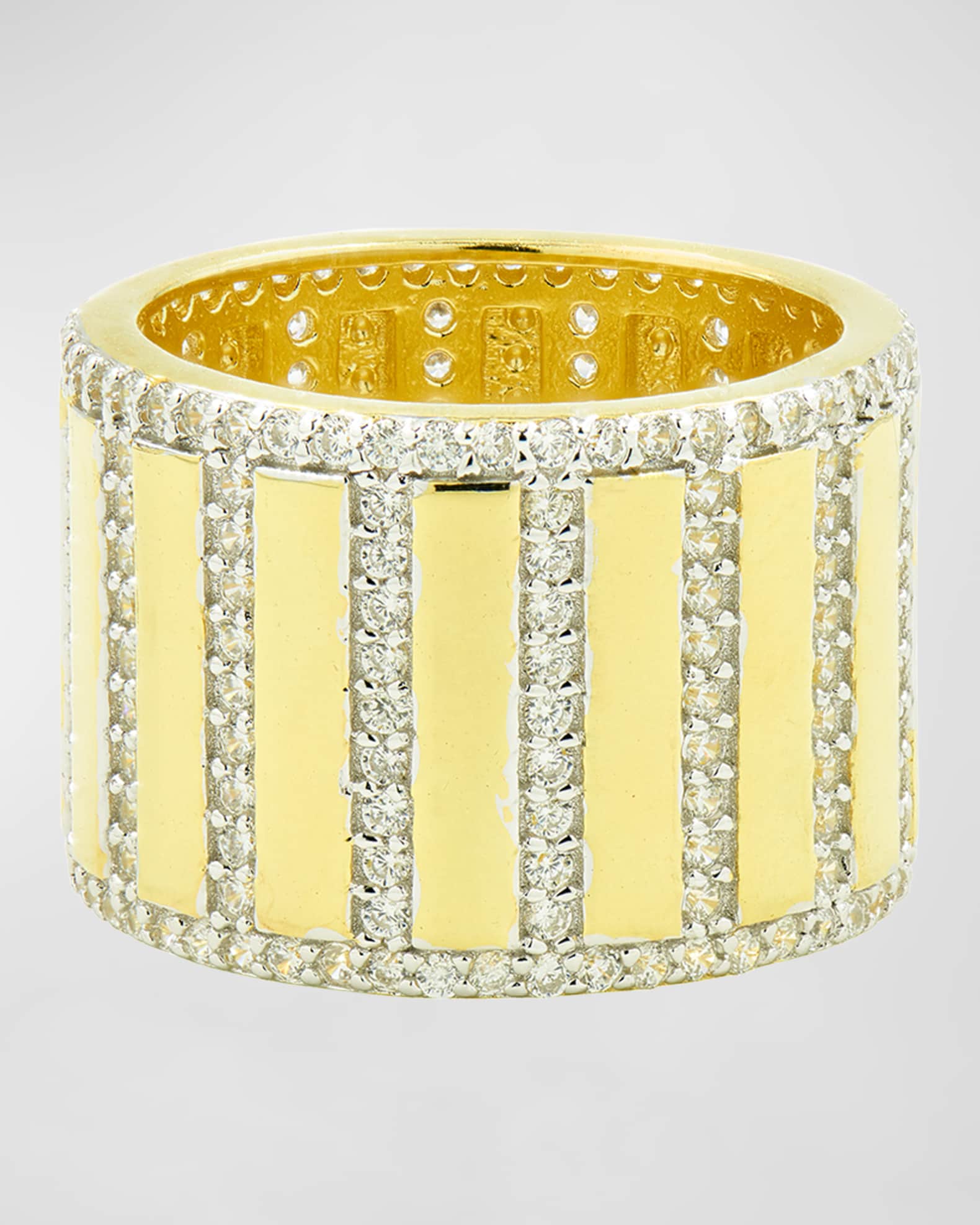 Freida Rothman Pave Cigar Band Ring | Neiman Marcus