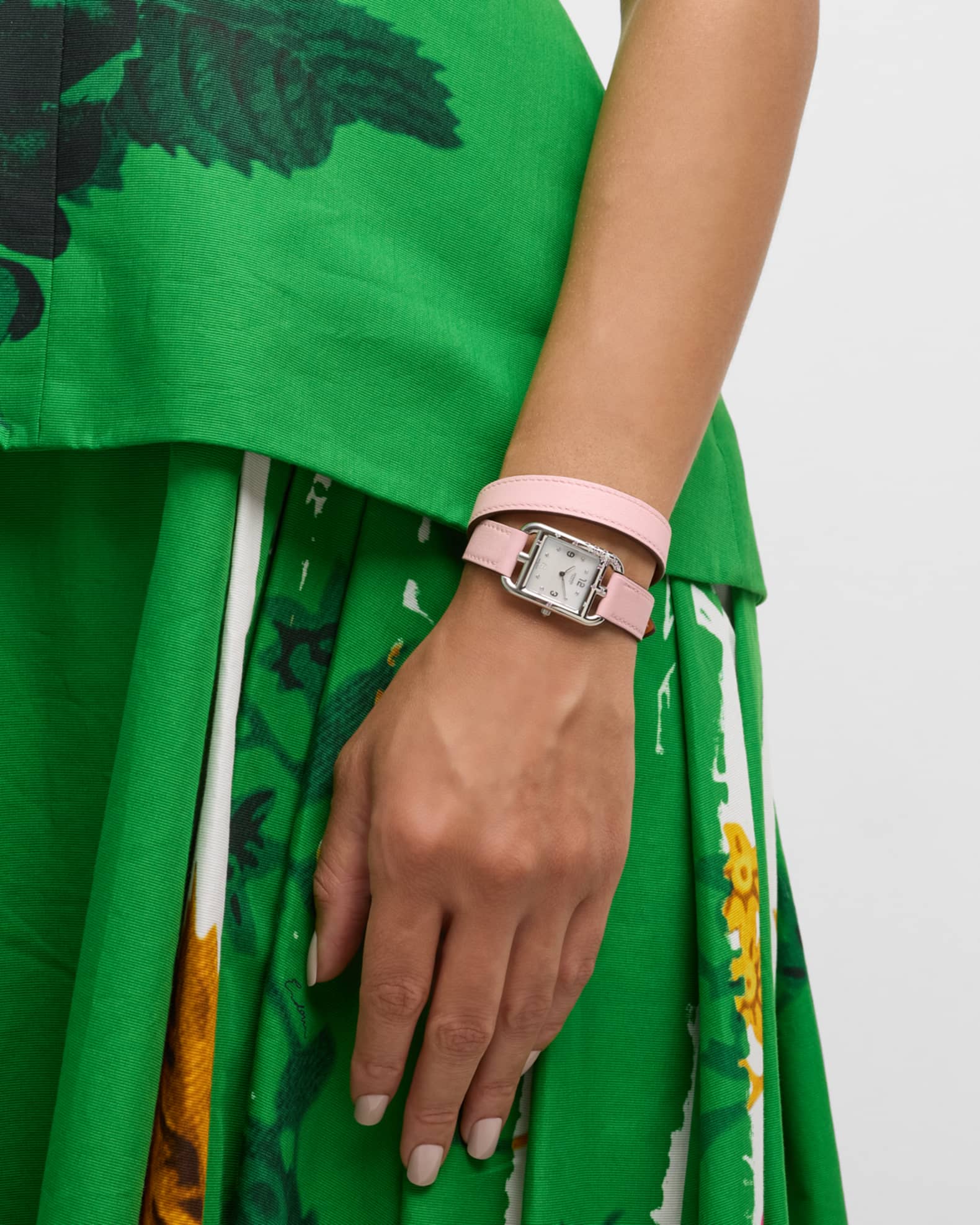 Hermes CAPE COD WATCH, 23 x 23 MM | Neiman Marcus