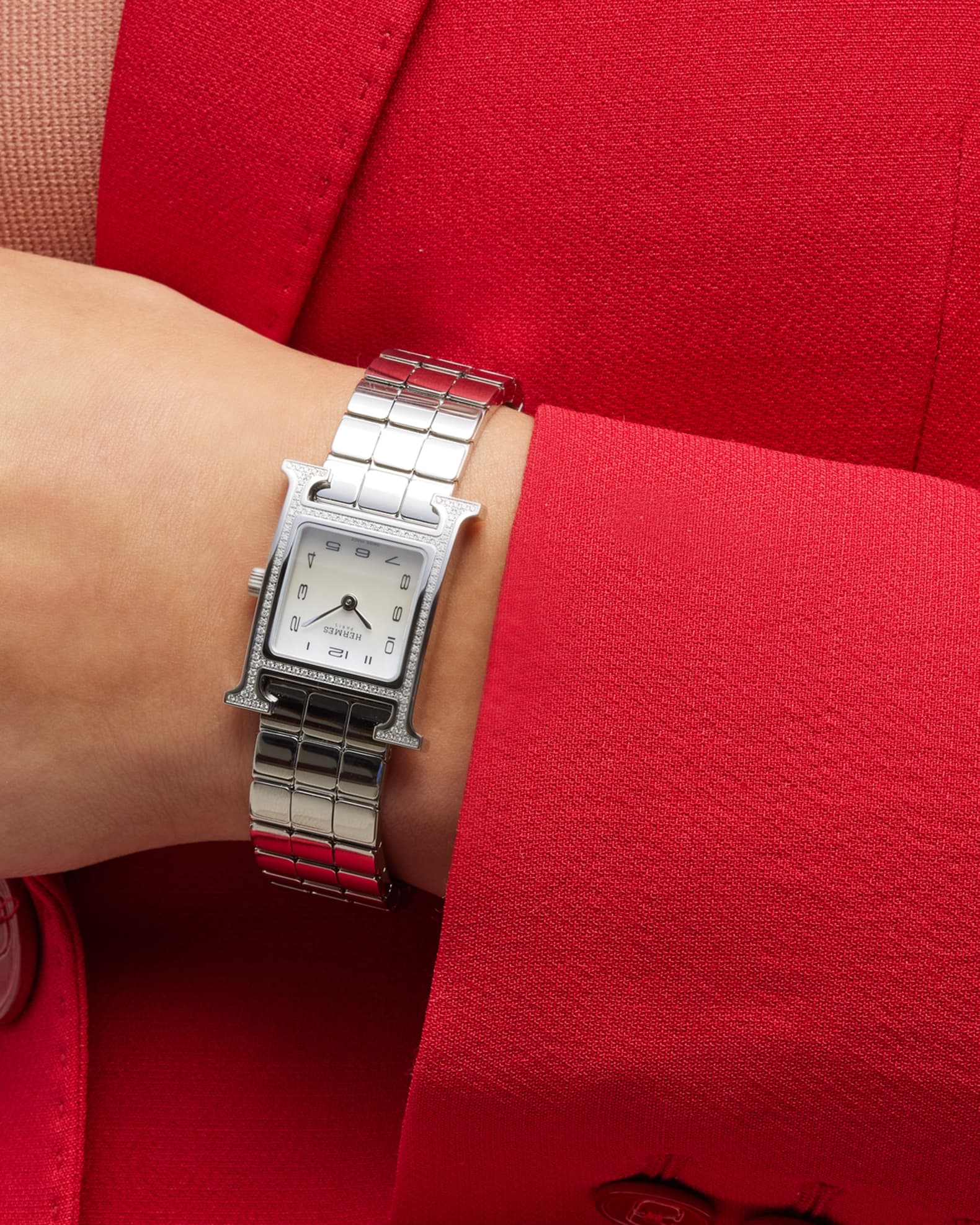Hermes Heure H Watch, Small Model, 25 mm | Neiman Marcus