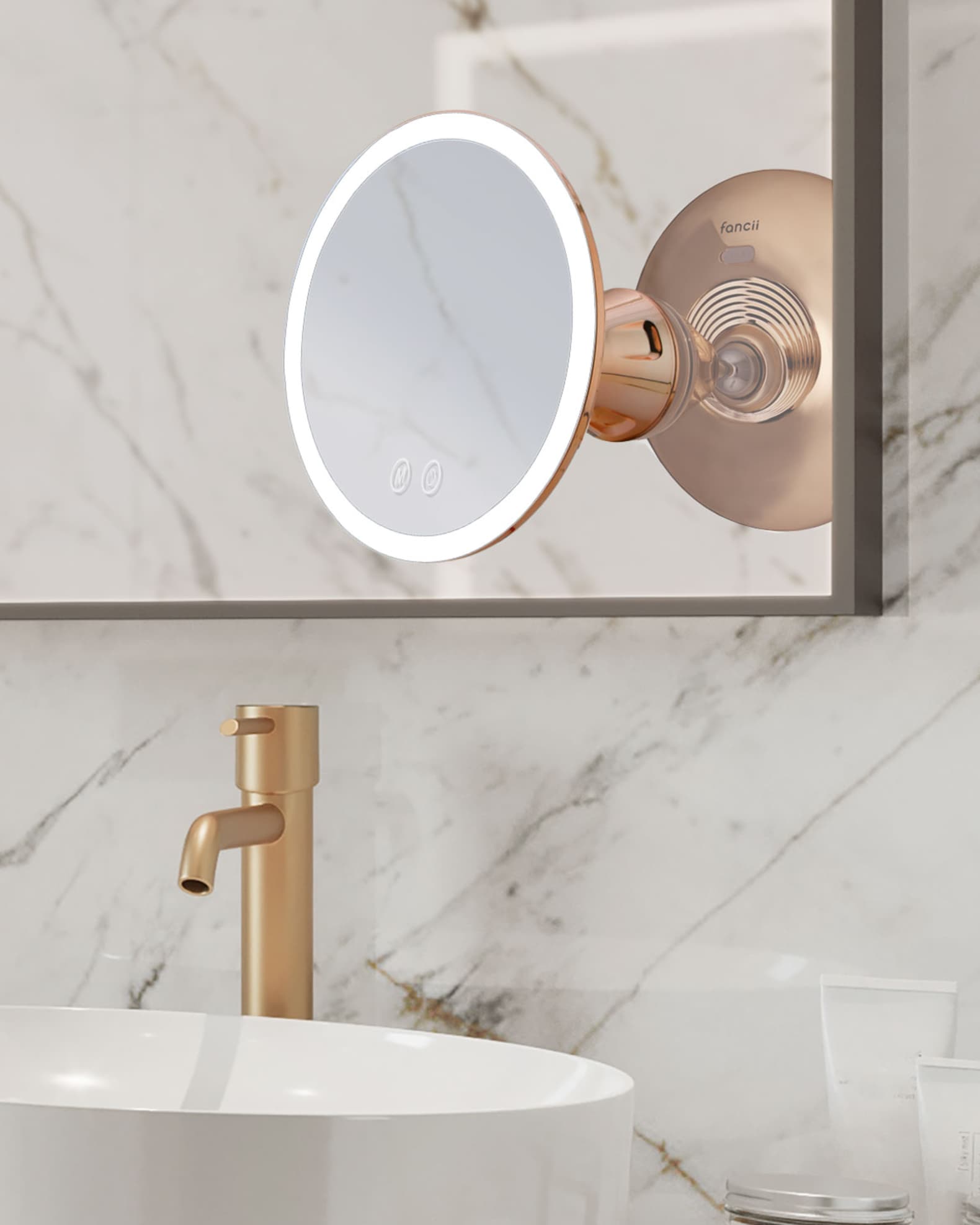 Fancii Lana Magnifying Suction Mirror | Neiman Marcus
