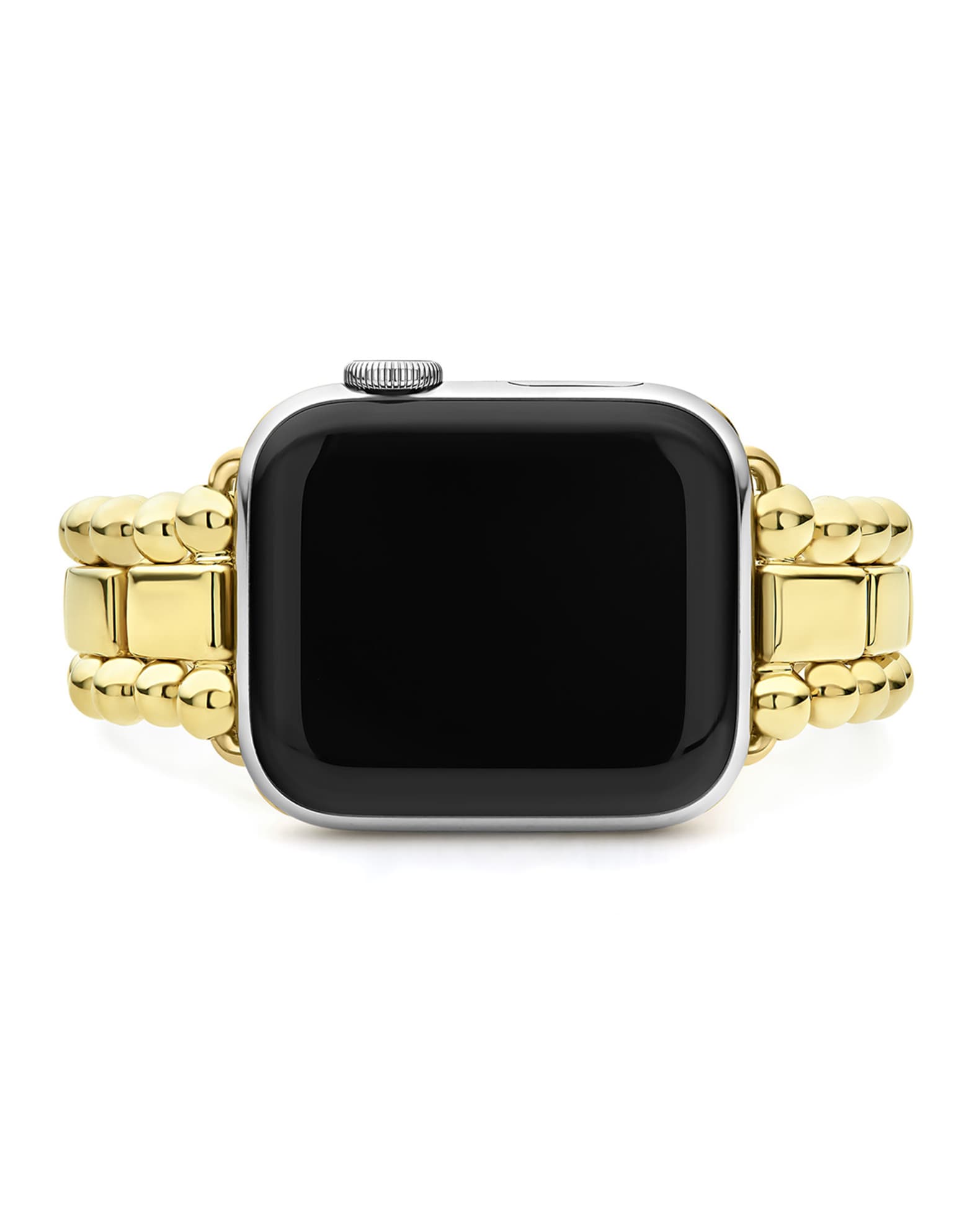 LAGOS Smart Caviar 18k Gold Apple Watch Bracelet, 38-44mm | Neiman Marcus