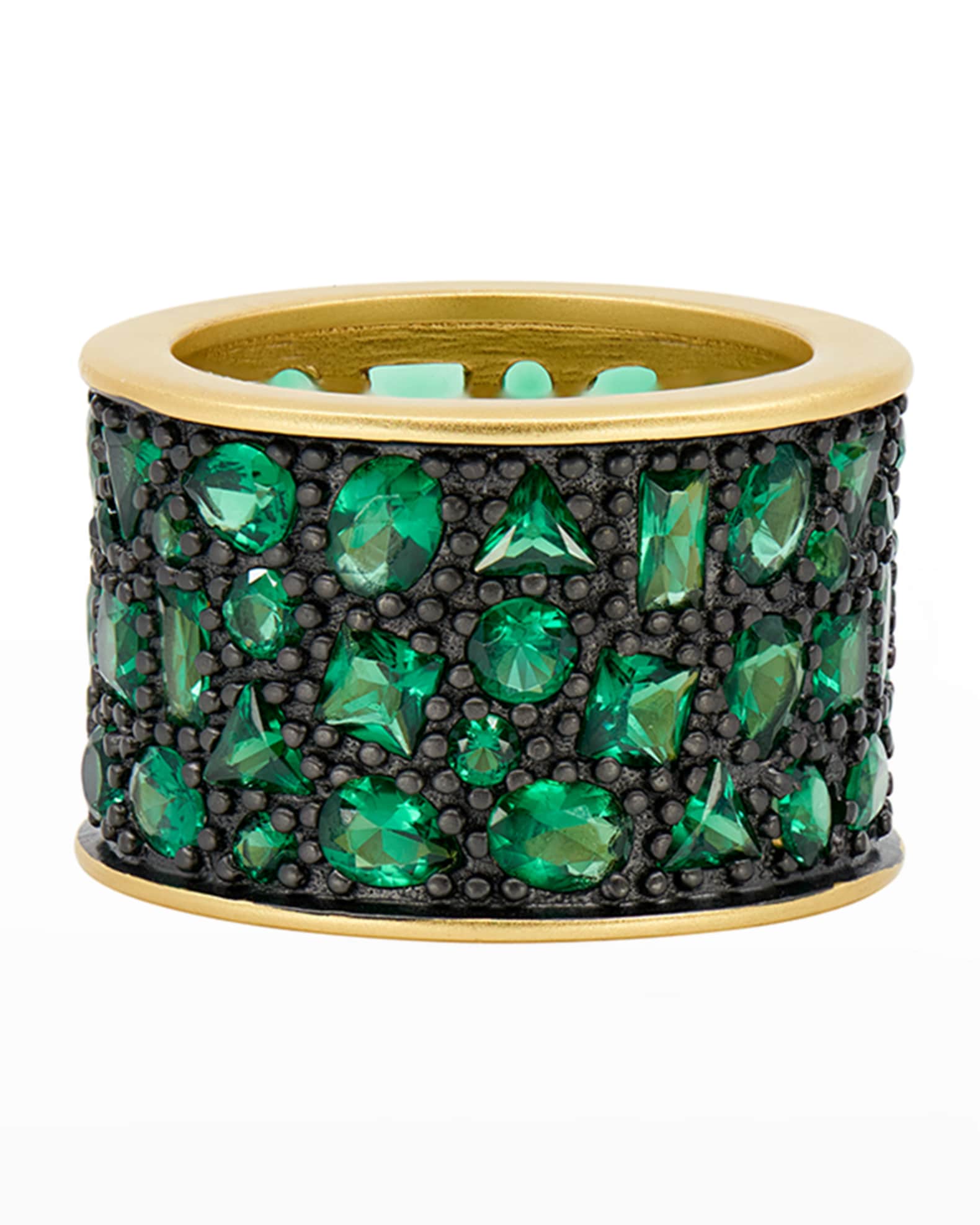 Freida Rothman Cubic Zirconia Cigar Band Ring, Size 6-9 | Neiman Marcus