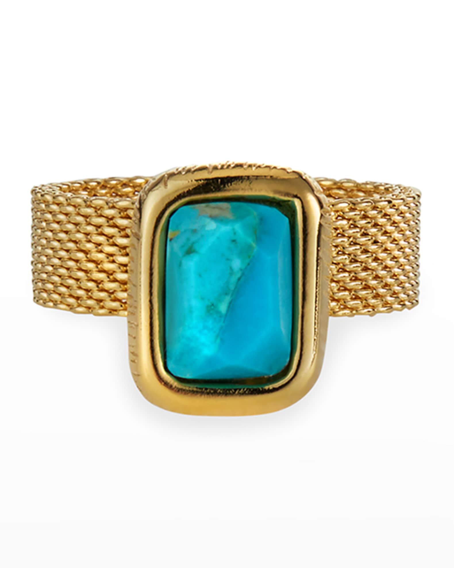 Gas Bijoux Totem Ring, Blue | Neiman Marcus