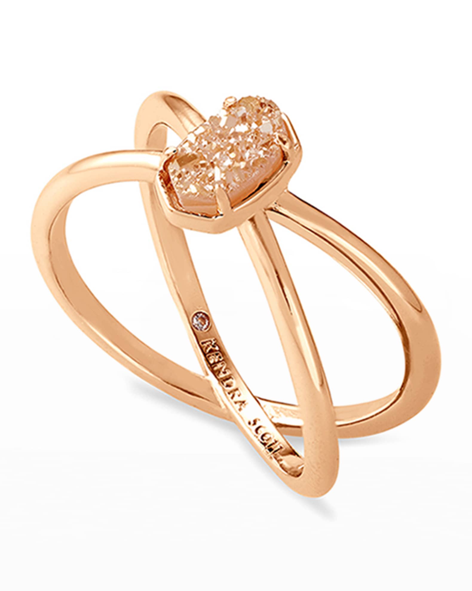 Kendra Scott Emilie Double Band Ring, Size 6-8 | Neiman Marcus