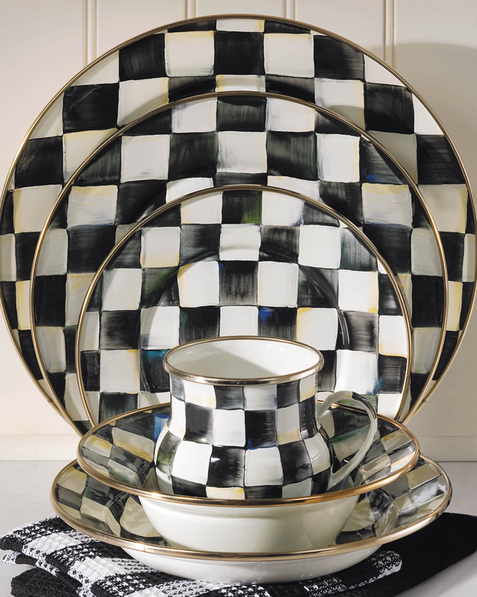 Courtly Check Dinnerware Collection | Neiman Marcus