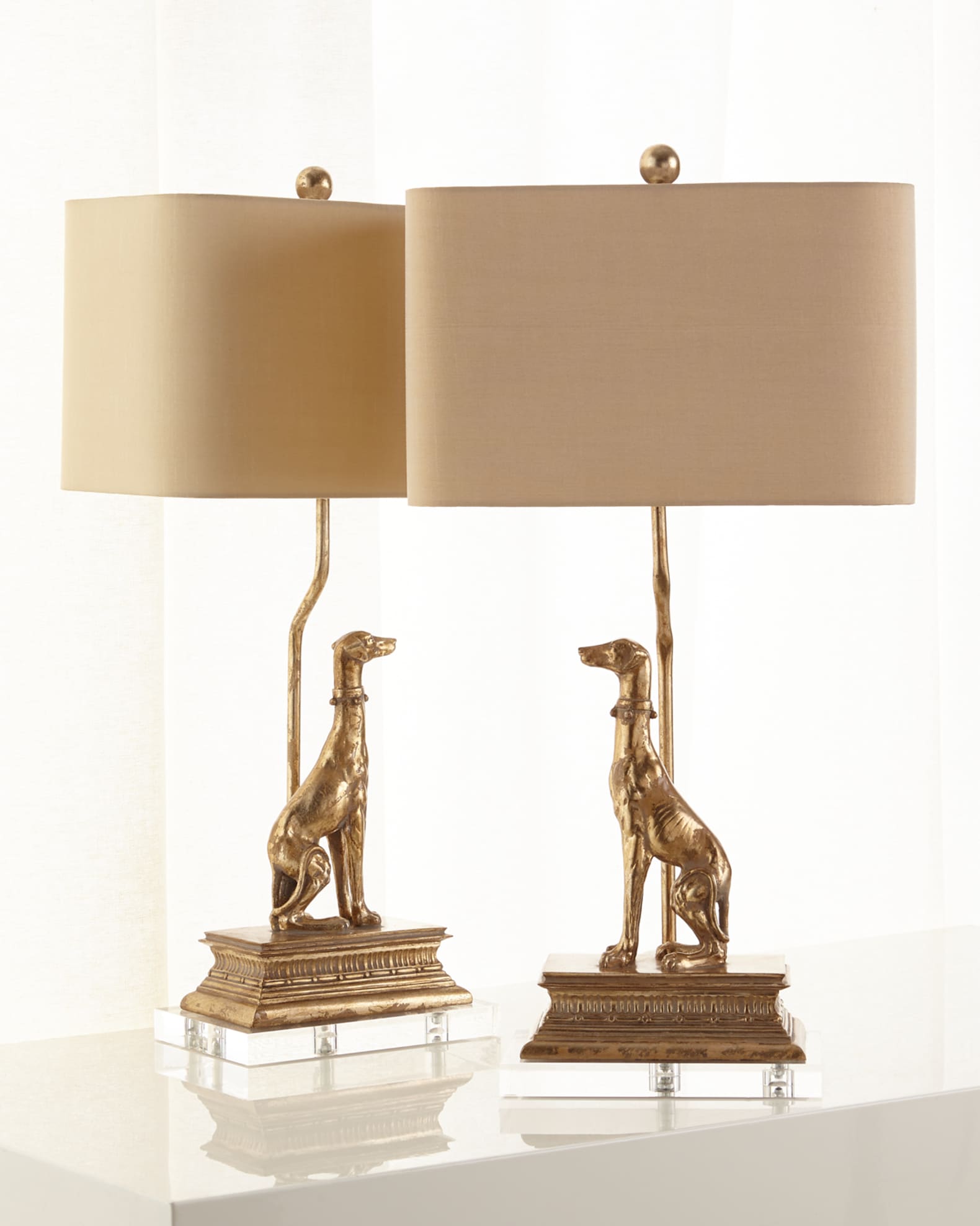 Regal Dog Table Lamps | Neiman Marcus