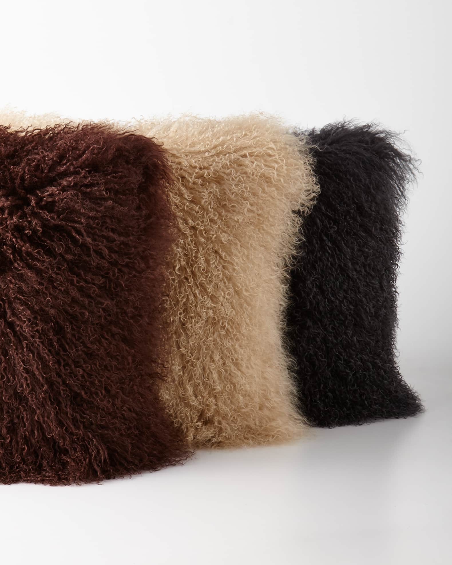 Tibetan Sheepskin Pillows | Neiman Marcus