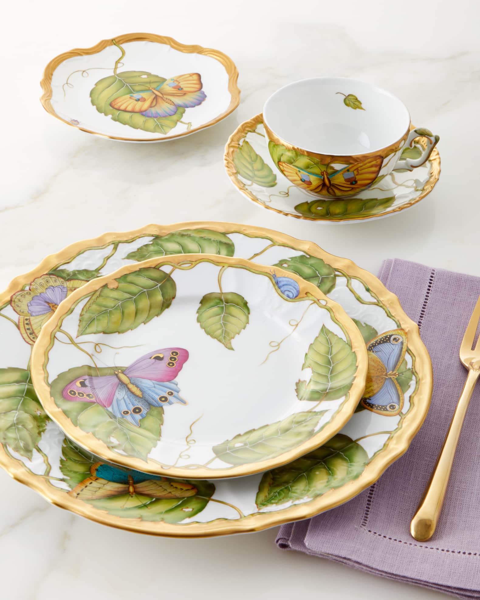Exotic Butterflies Dinnerware Collection | Neiman Marcus