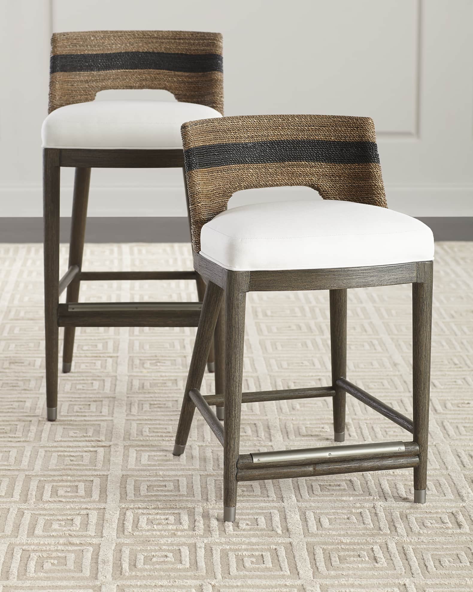 Elijah Rope Stool Collection | Neiman Marcus
