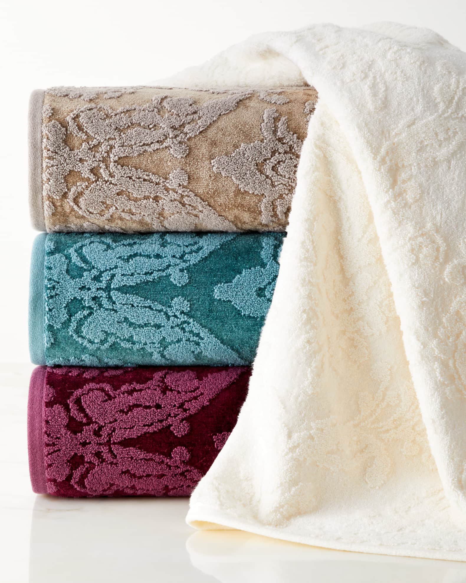 Riverside Damask Towels | Neiman Marcus