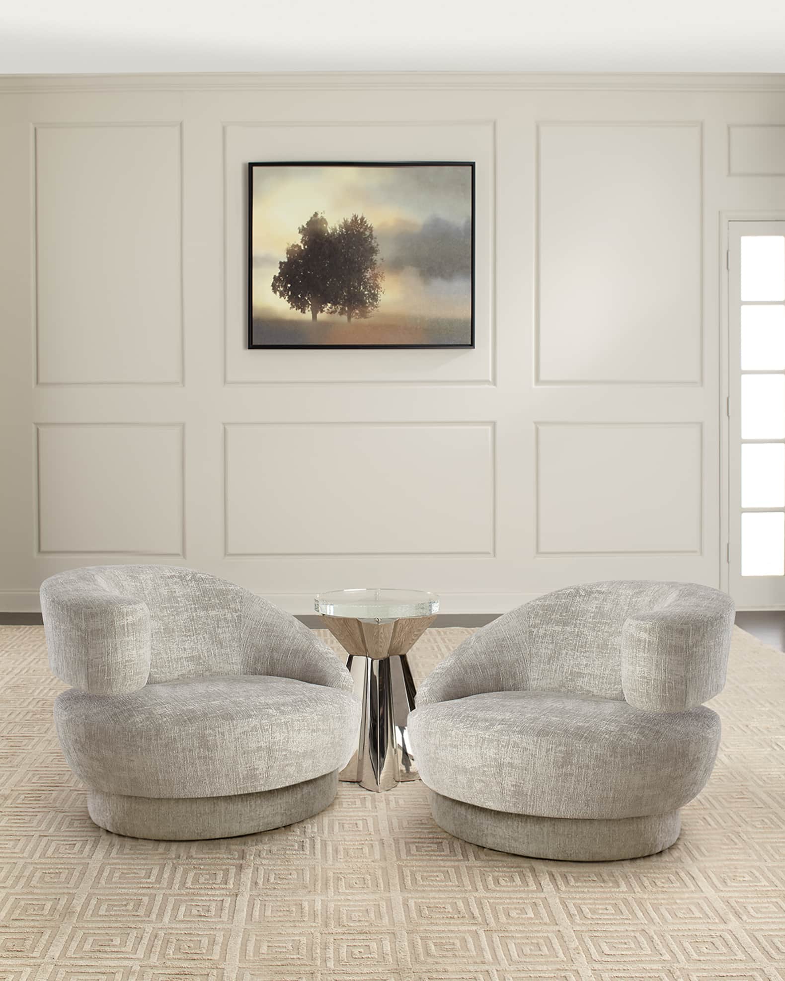 Arabella Swivel Chair Collection Neiman Marcus