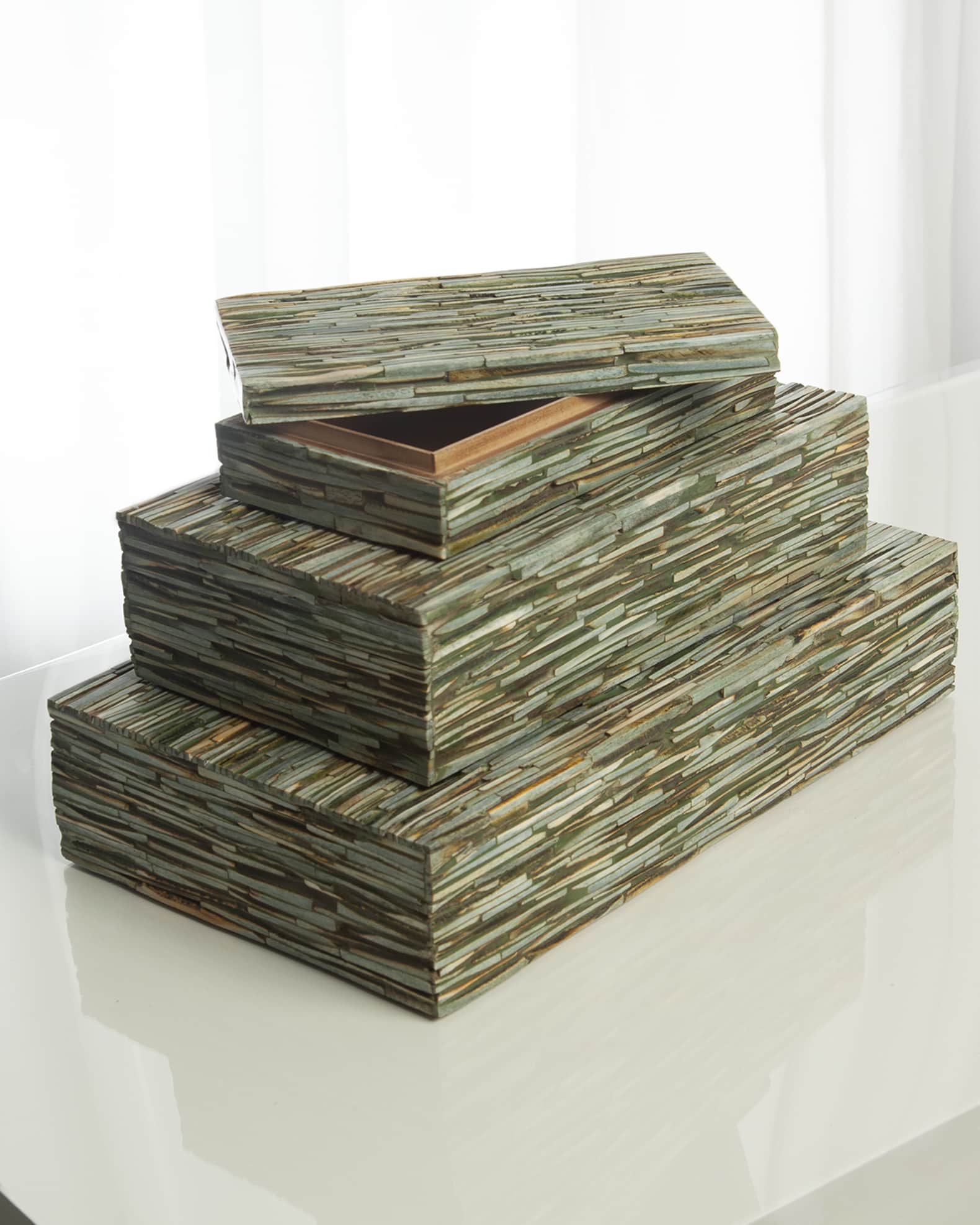 Chiseled Bone Boxes | Neiman Marcus
