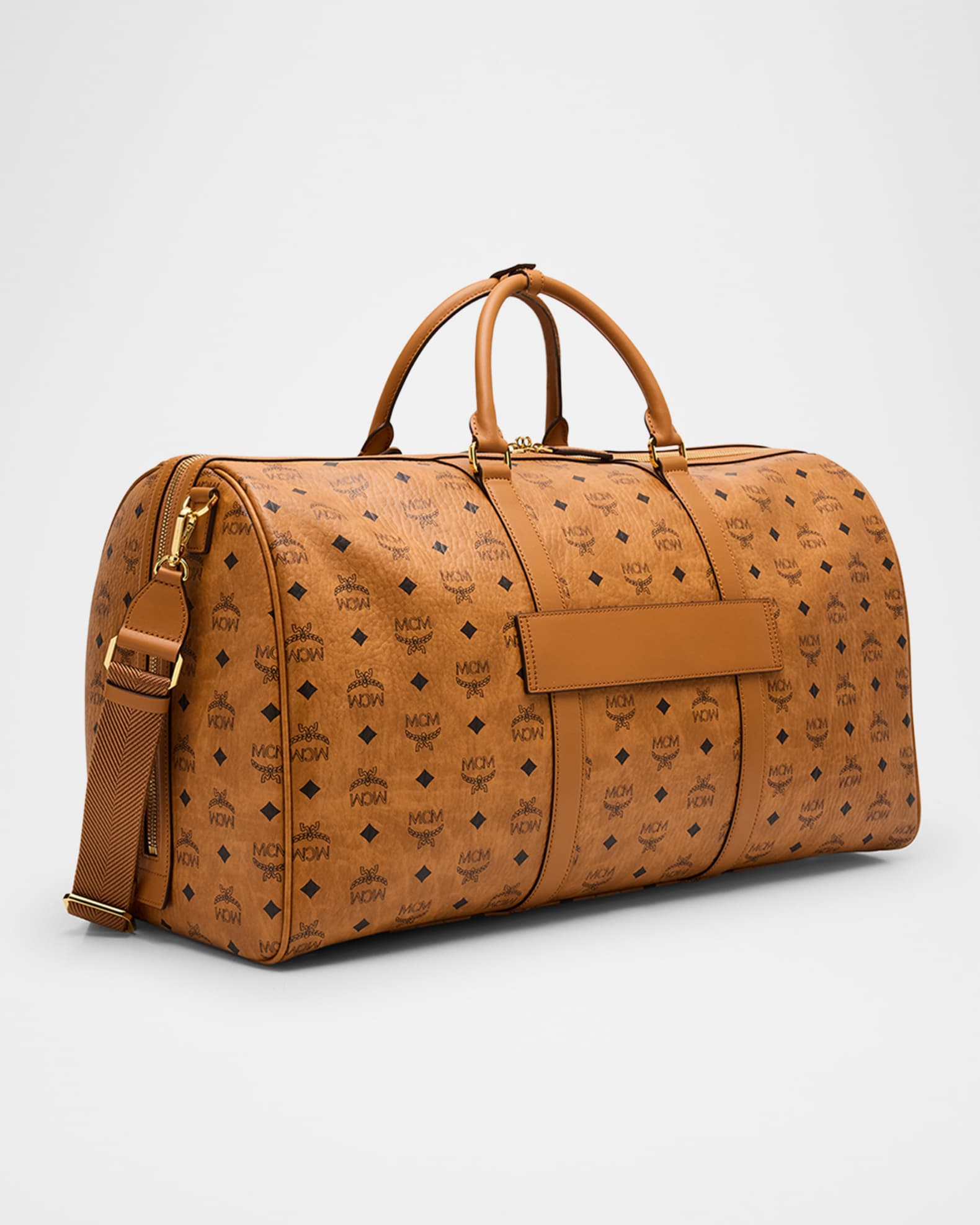 MCM Men's Ottomar Visetos Weekender Duffel Bag | Neiman Marcus