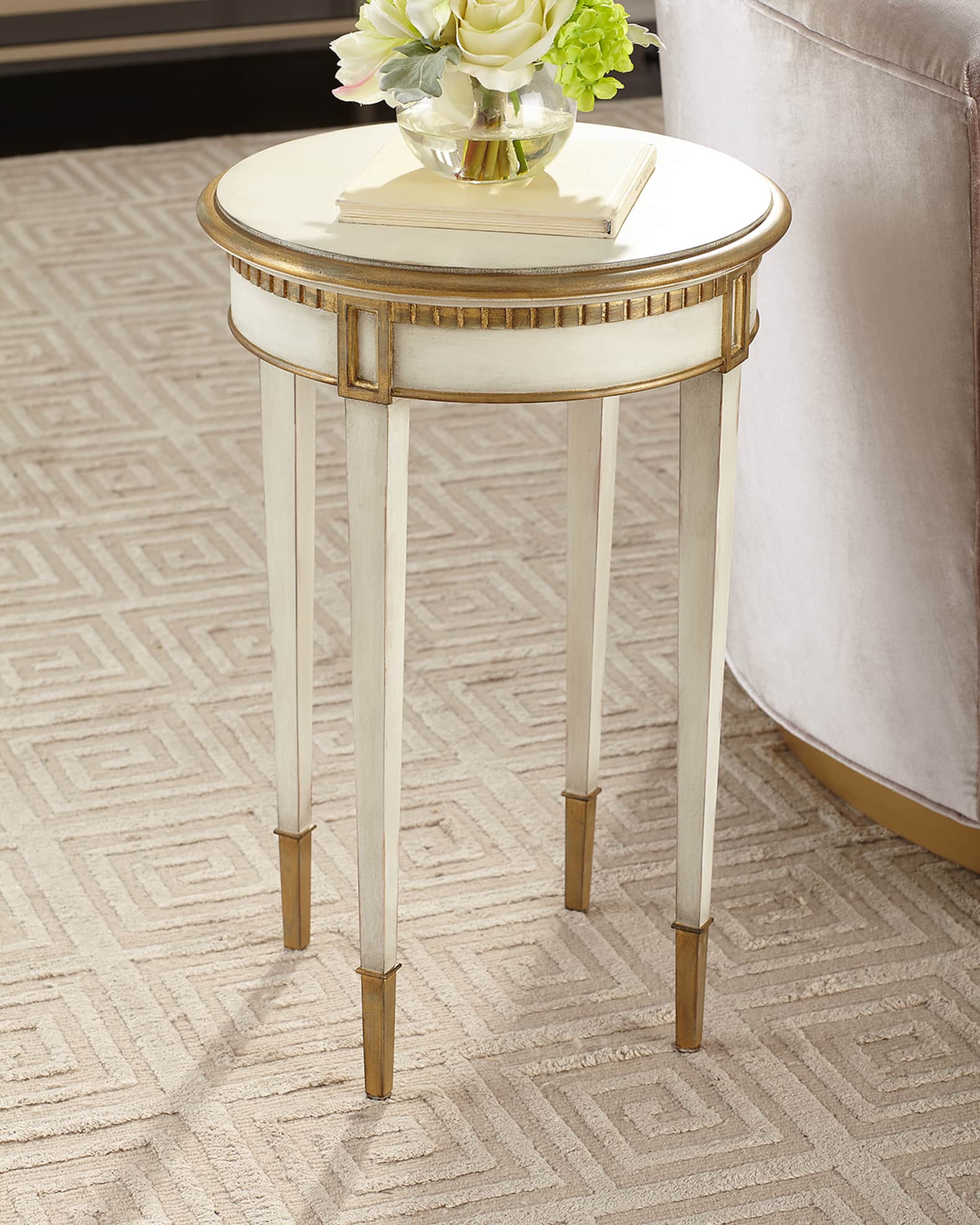 John-Richard Collection Chambolle Side Table | Neiman Marcus