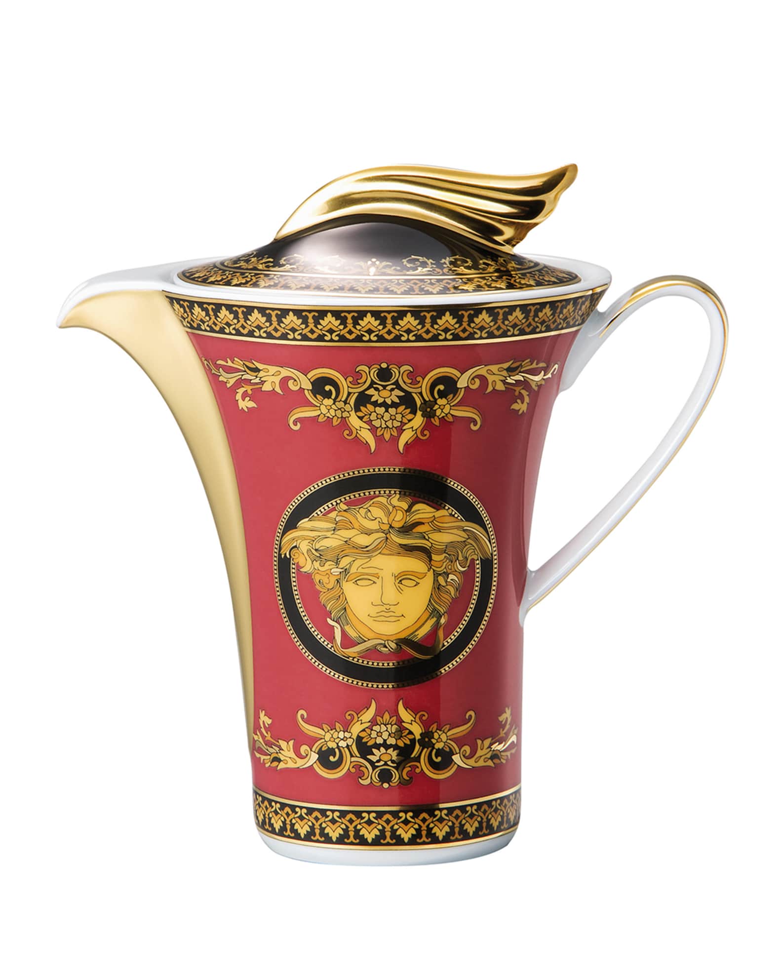 Versace Medusa Red Coffee Pot | Neiman Marcus