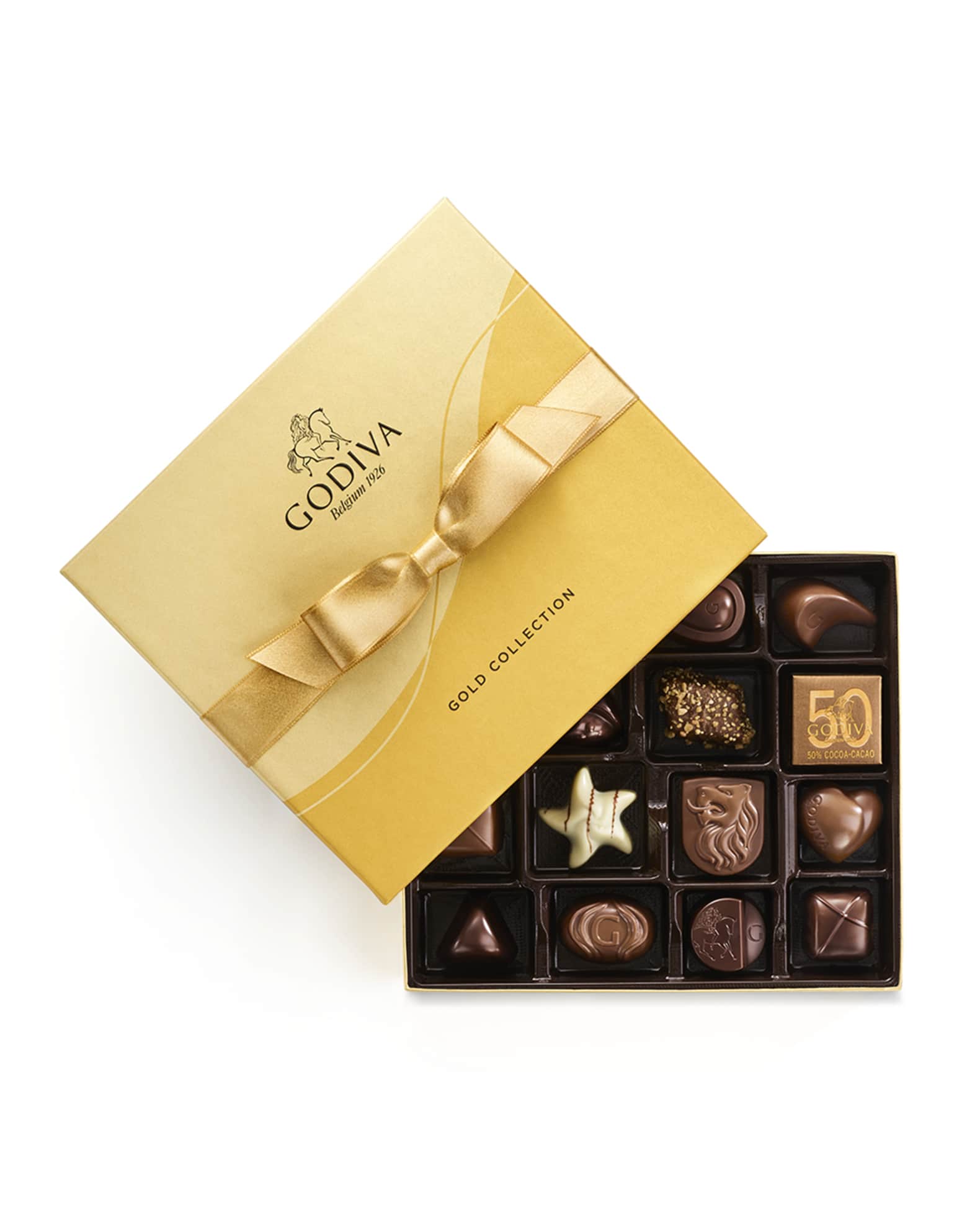 Godiva Chocolatier 19-Piece Assorted Chocolate Gold Gift Box | Neiman ...