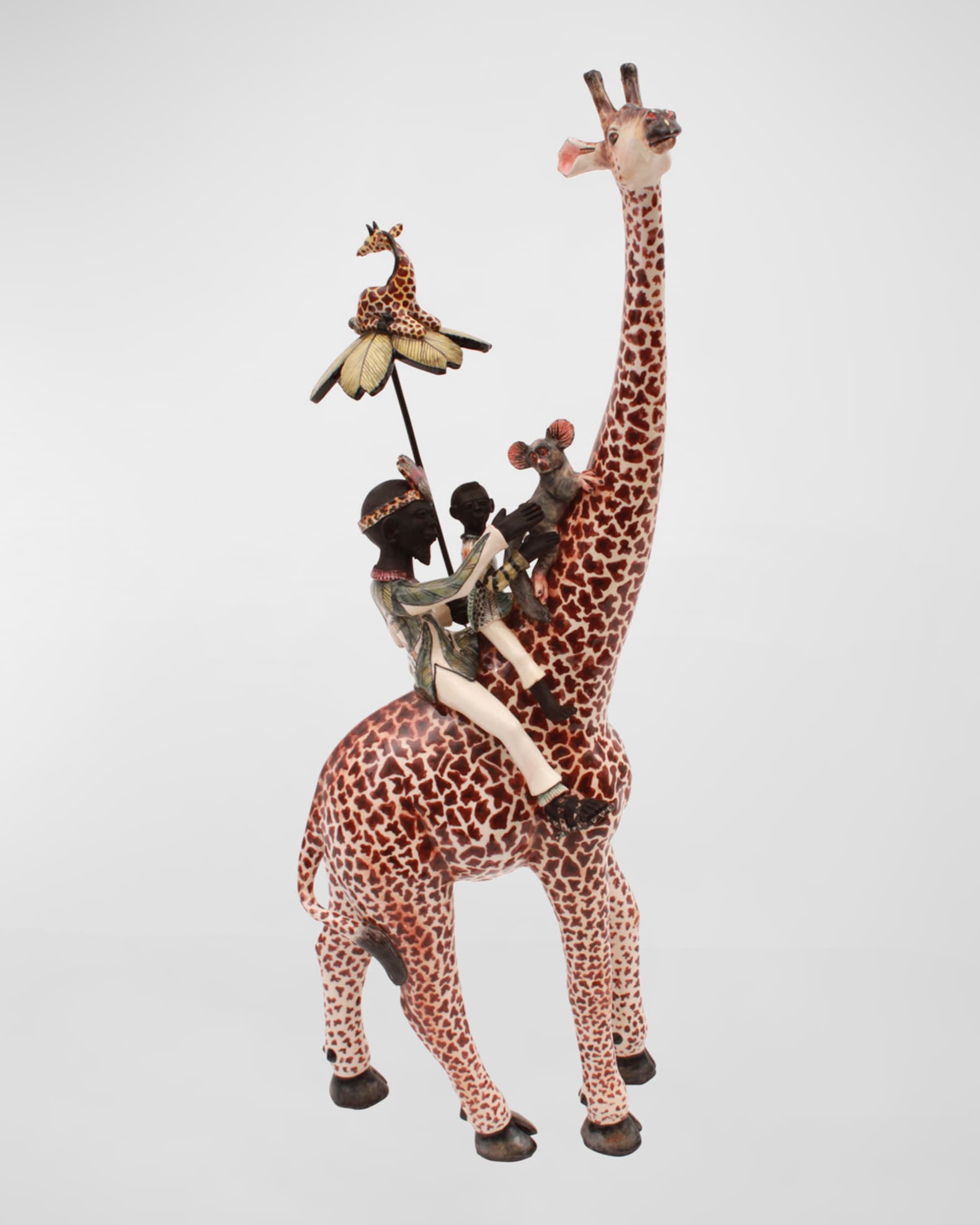 Ardmore Ceramic Art Giraffe Rider | Neiman Marcus