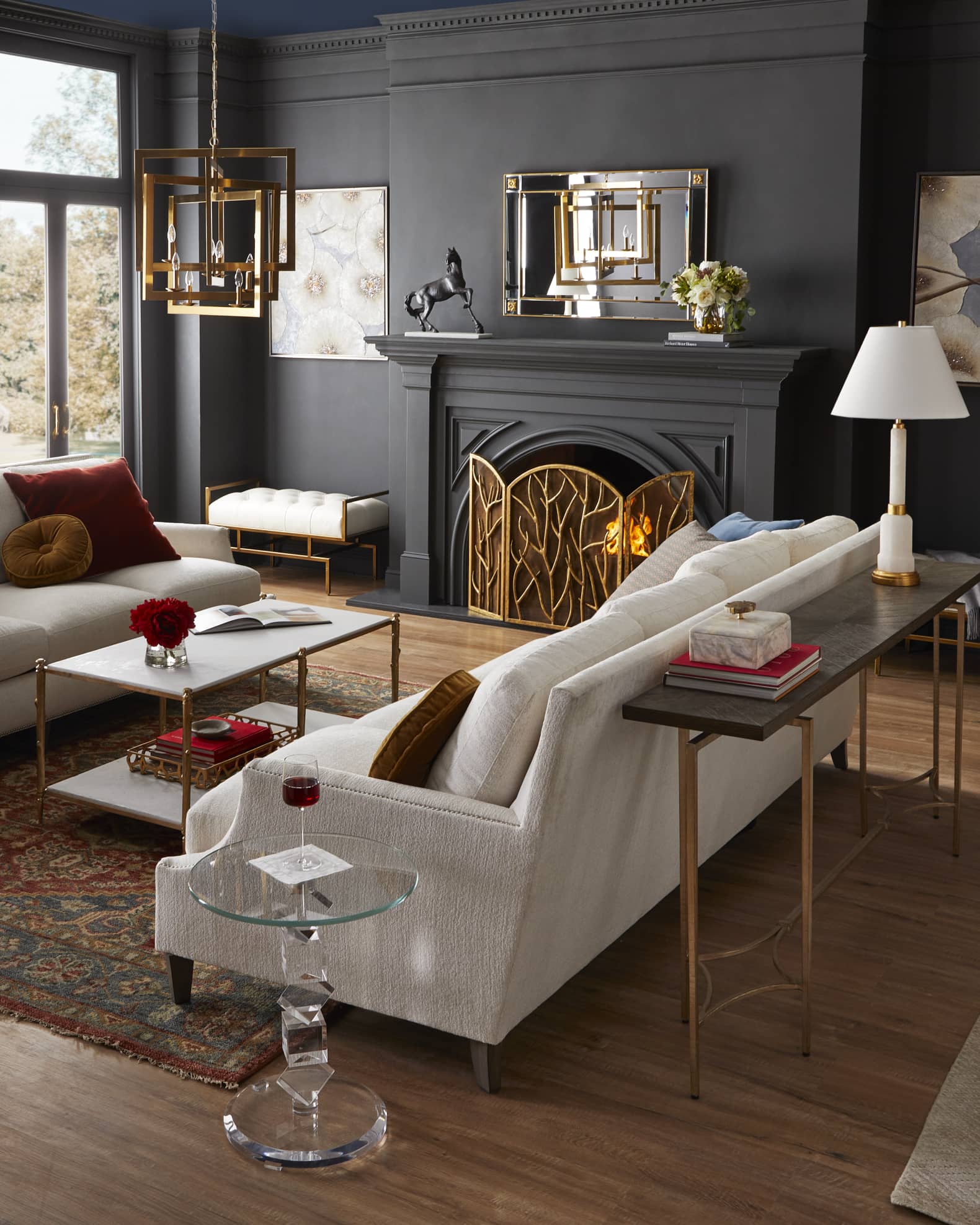 Ambella Double Diamond Console Table | Neiman Marcus