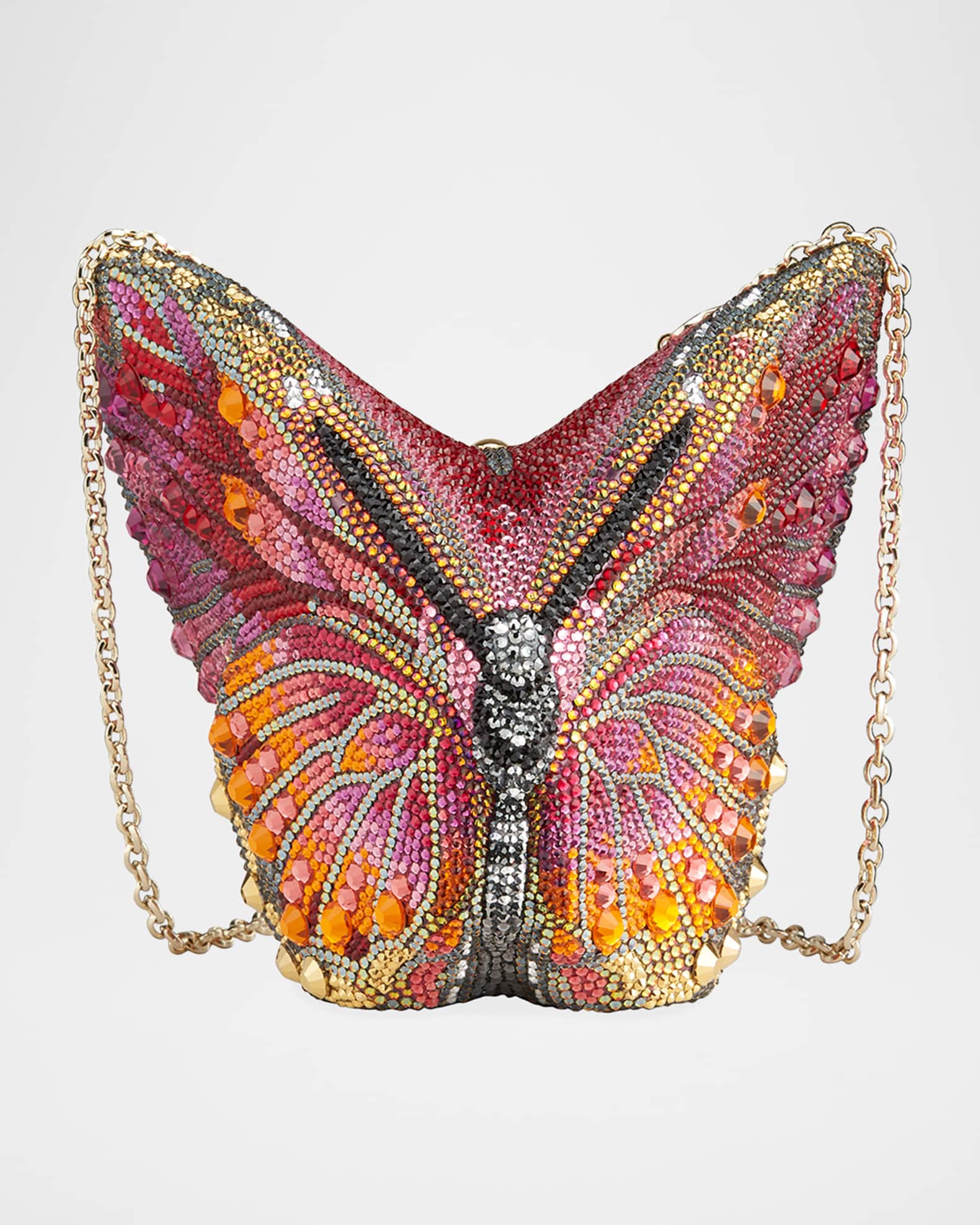 Judith Leiber Couture Fireclipper Crystal Butterfly Clutch Bag | Neiman ...