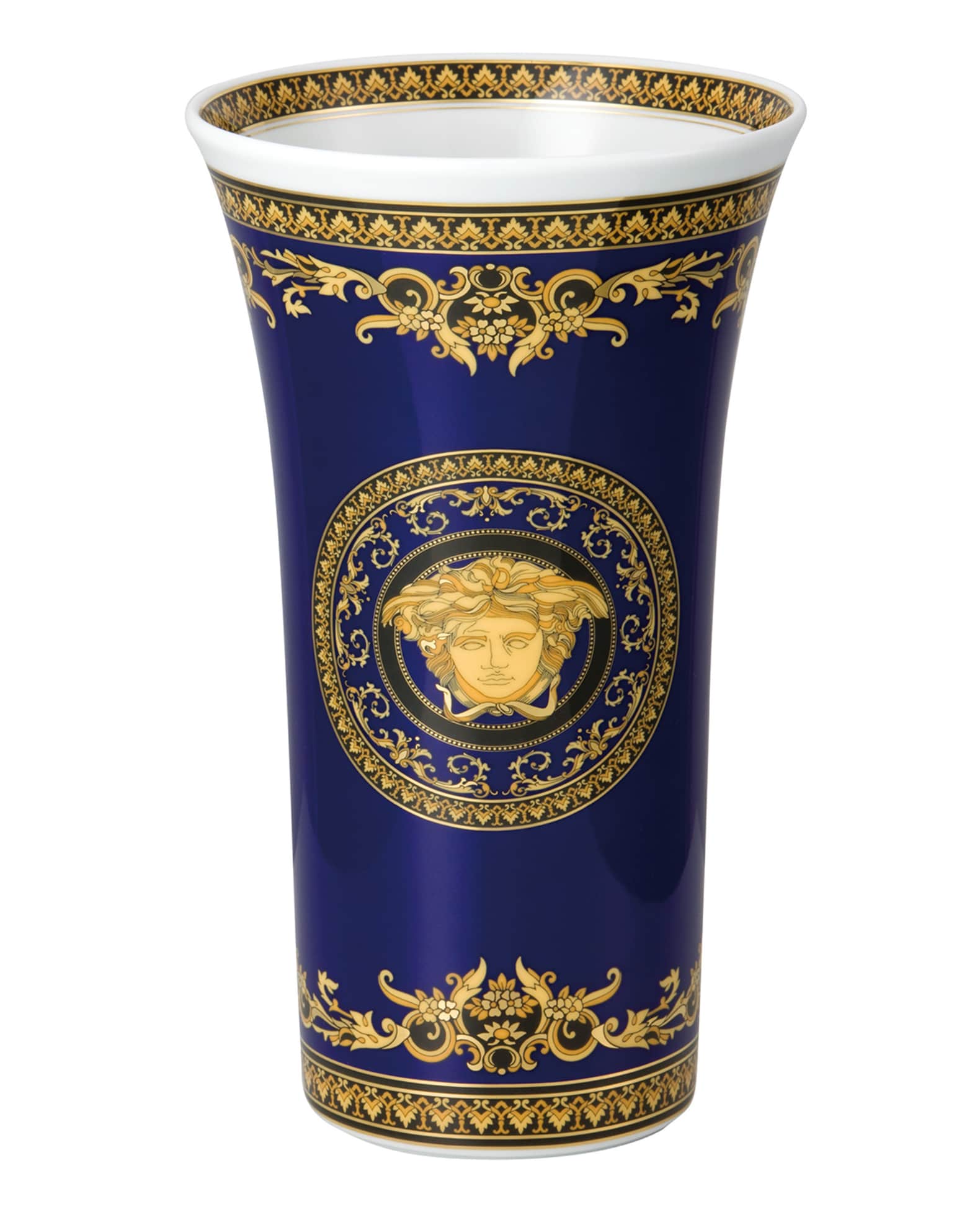 Versace Medusa 10.3" Vase | Neiman Marcus