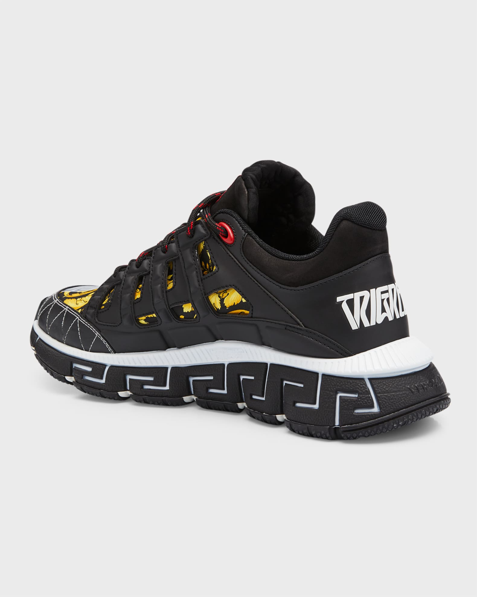Versace Men's Trigreca Barocco-Print Trainer Low-Top Sneakers | Neiman ...