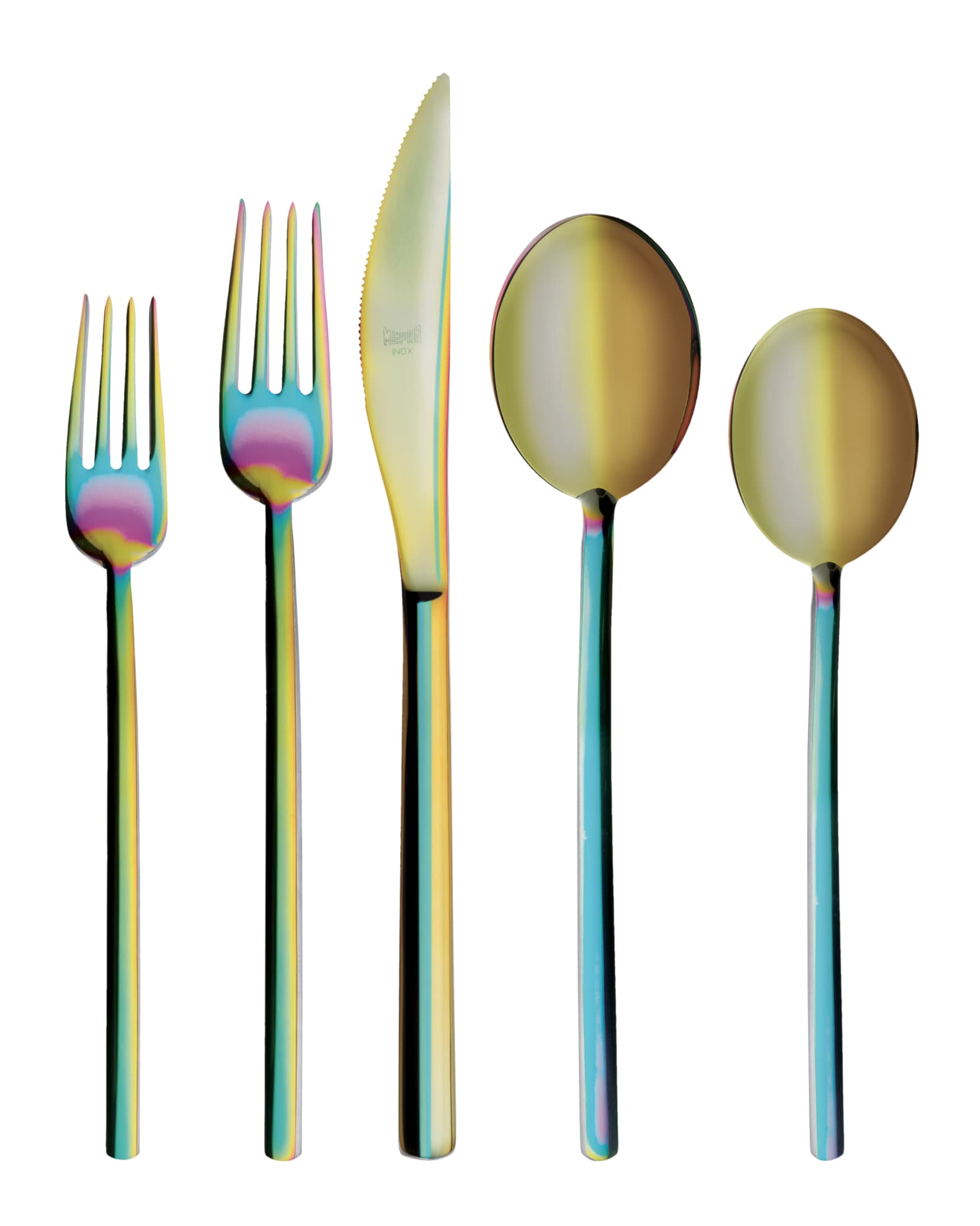 Mepra Due Ice Rainbow 20-Piece Flatware Set | Neiman Marcus