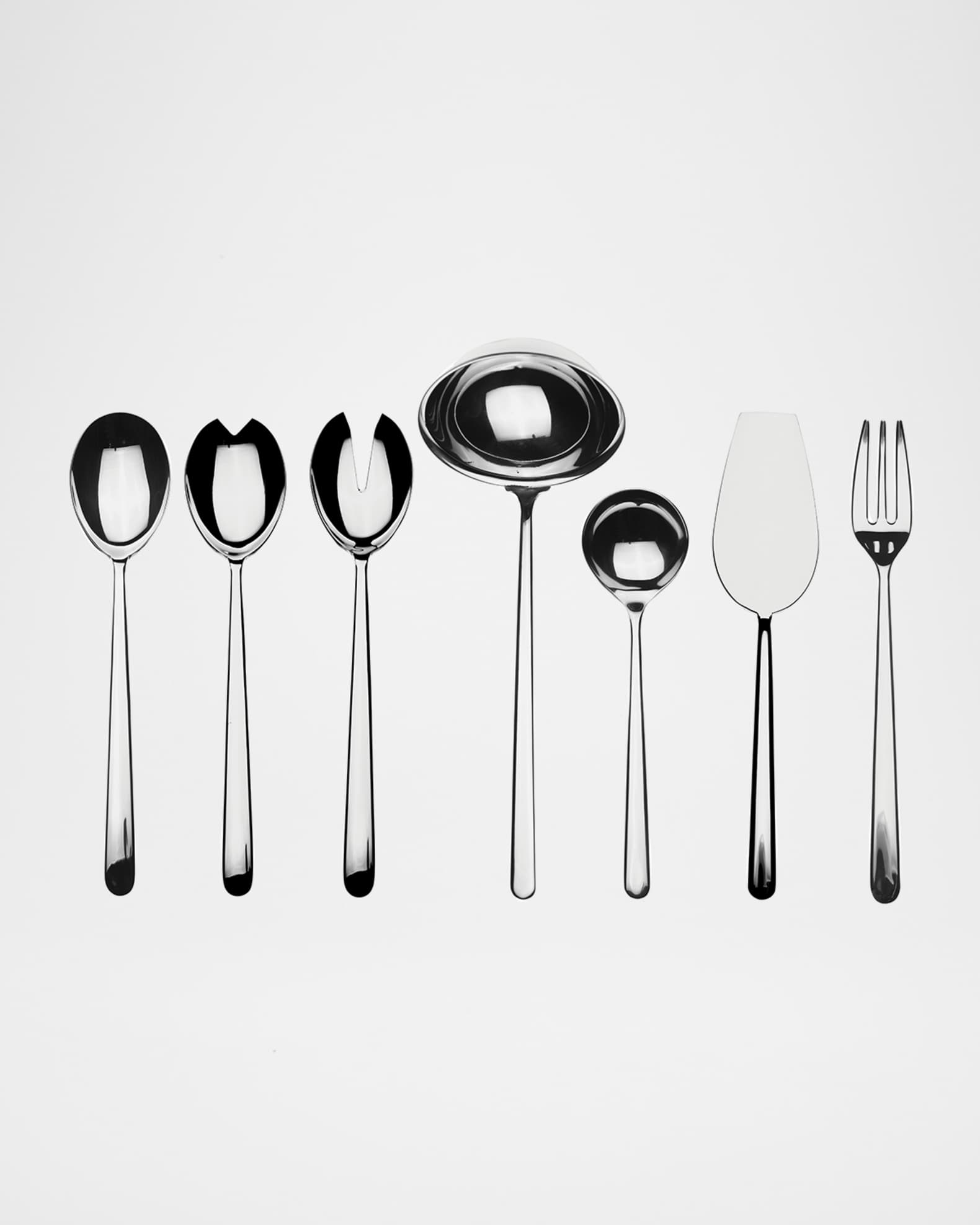 Mepra Linea 7-Piece Full Flatware Serving Set | Neiman Marcus