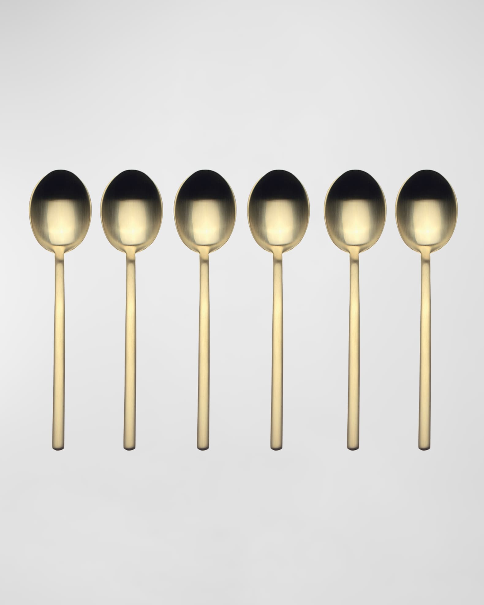 Mepra Due Ice Oro 6-Piece Coffee Spoon Set | Neiman Marcus