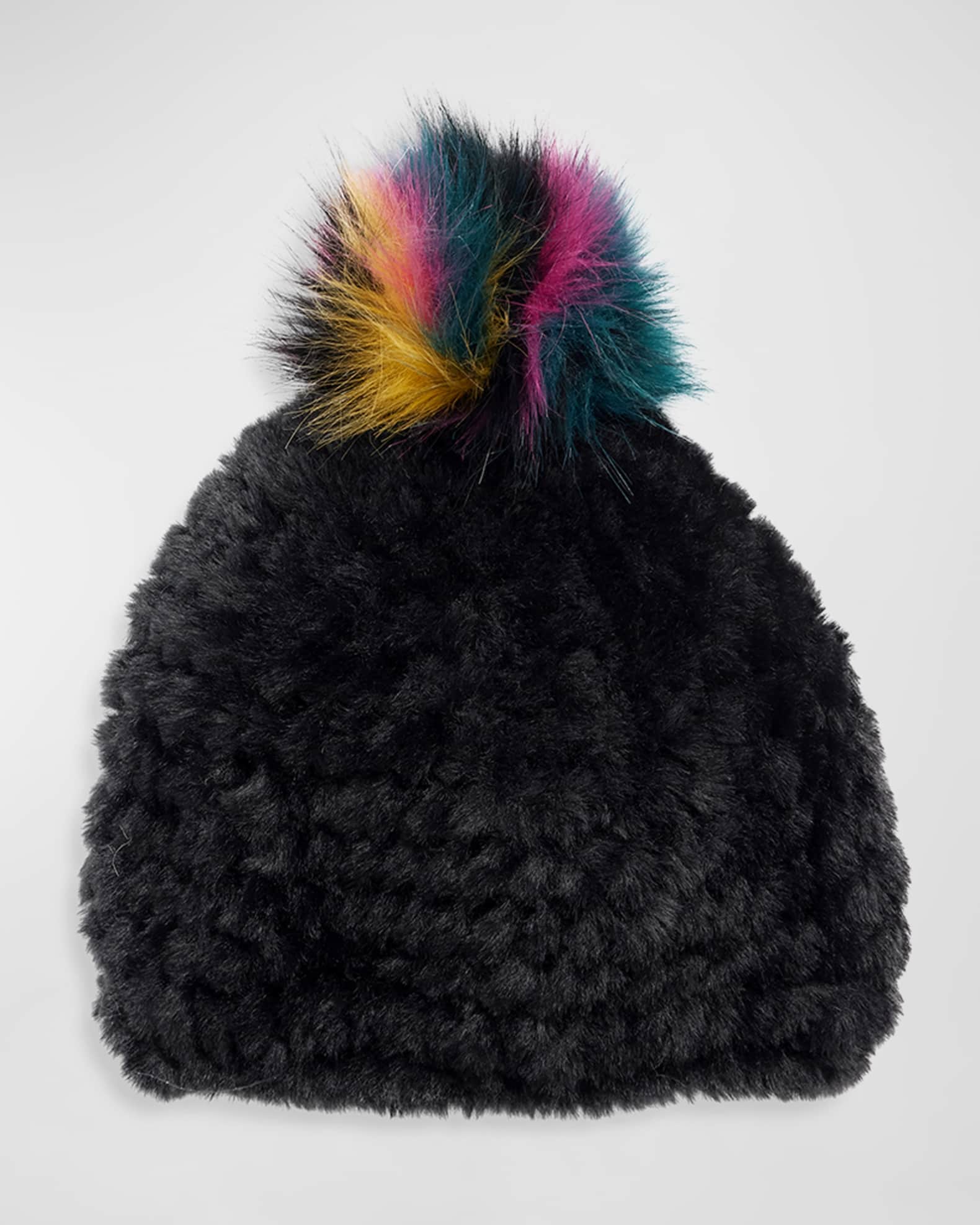 Fabulous Furs Knitted Faux Fur Beanie | Neiman Marcus