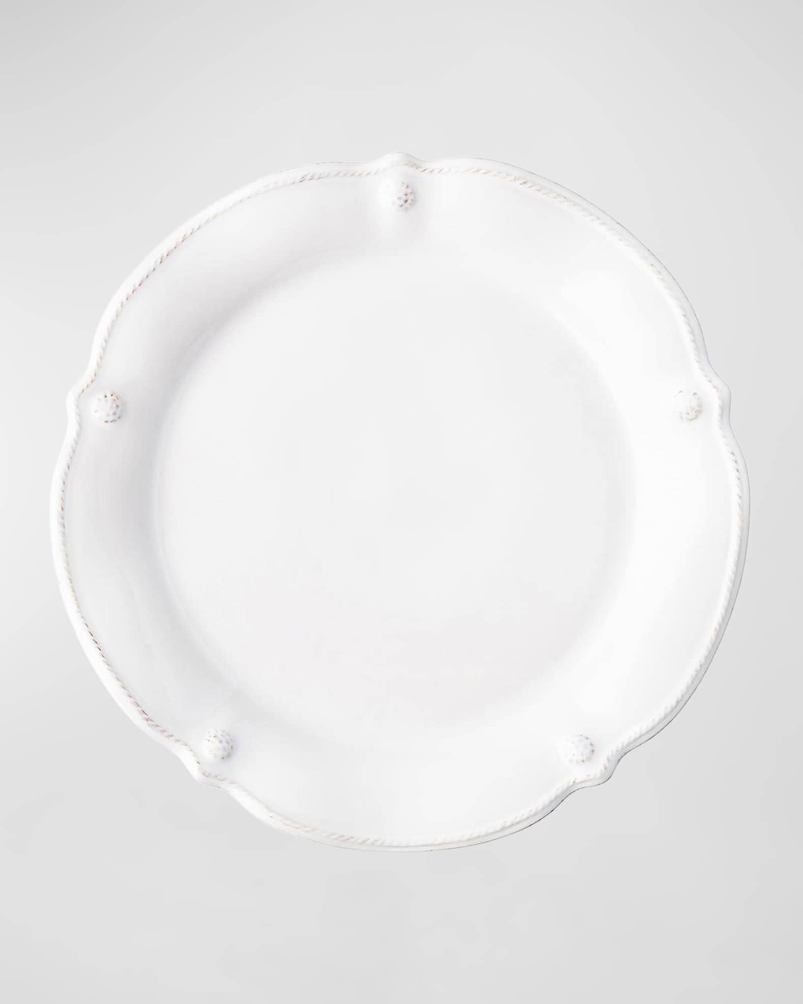 Juliska Berry & Thread Flared Dinner Plate - Whitewash | Neiman Marcus