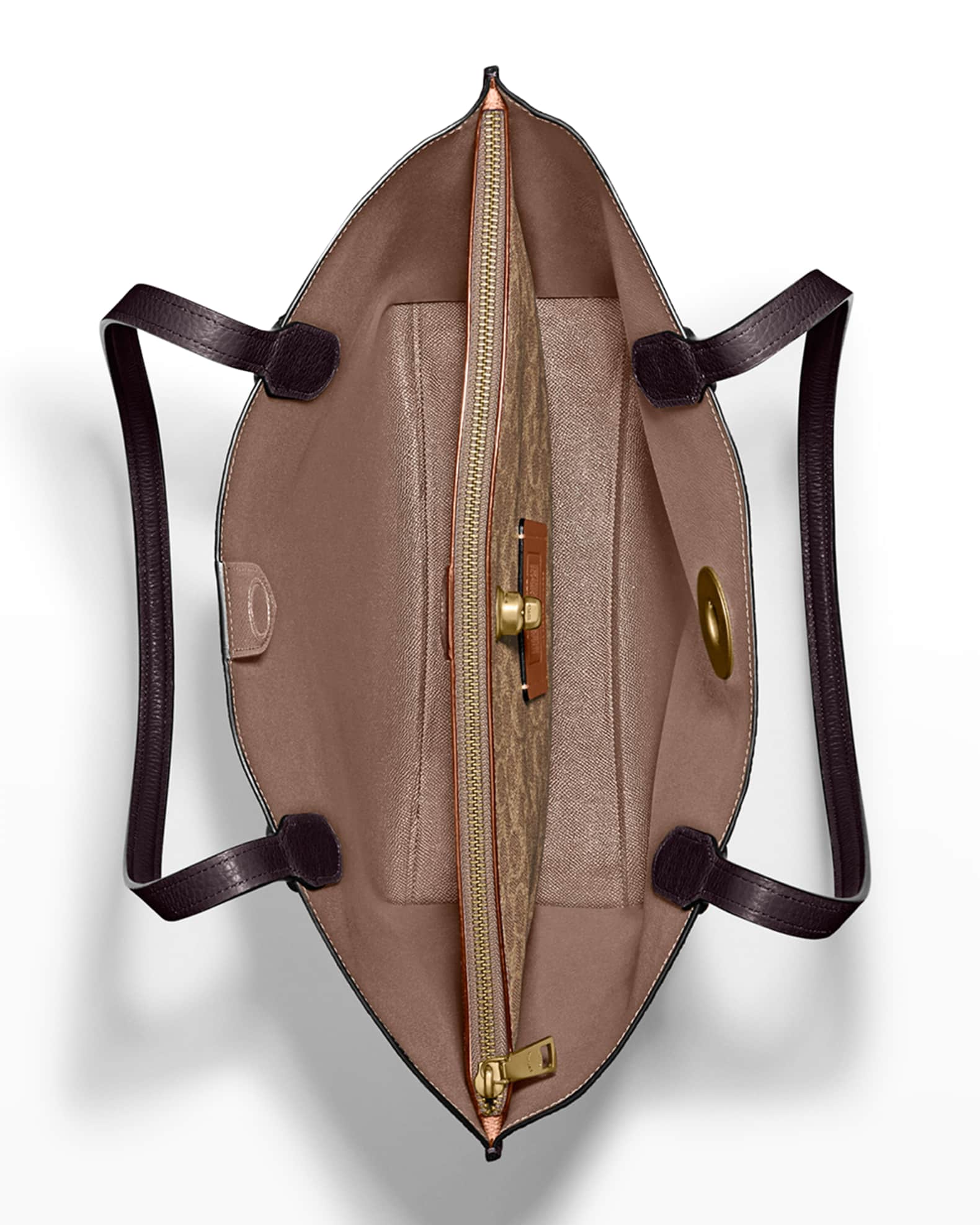 Coach Willow Colorblock Signature Coated Leather Tote Bag | Neiman Marcus