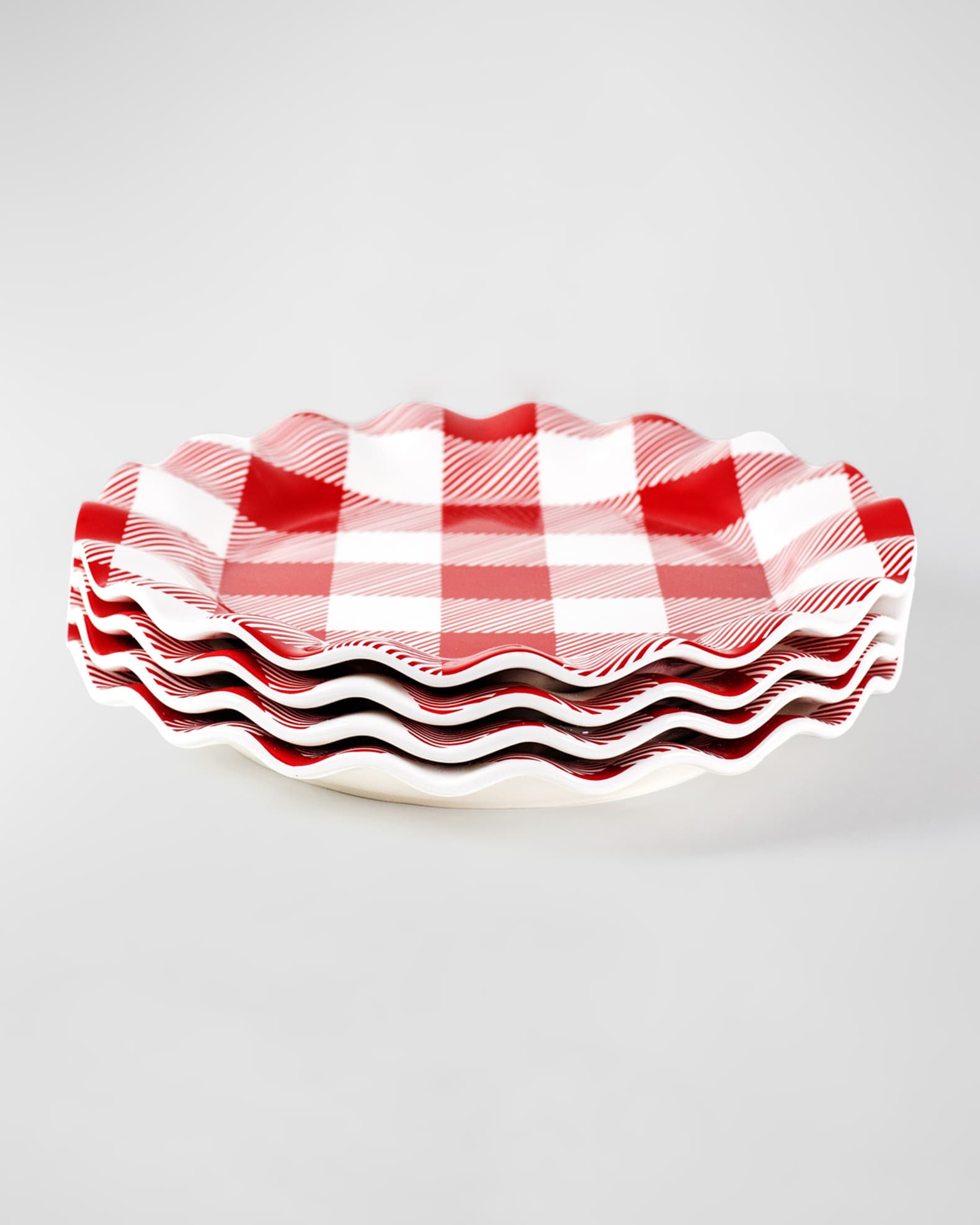 Coton Colors Buffalo Ruffle Dinner Plates, Set of 4 | Neiman Marcus