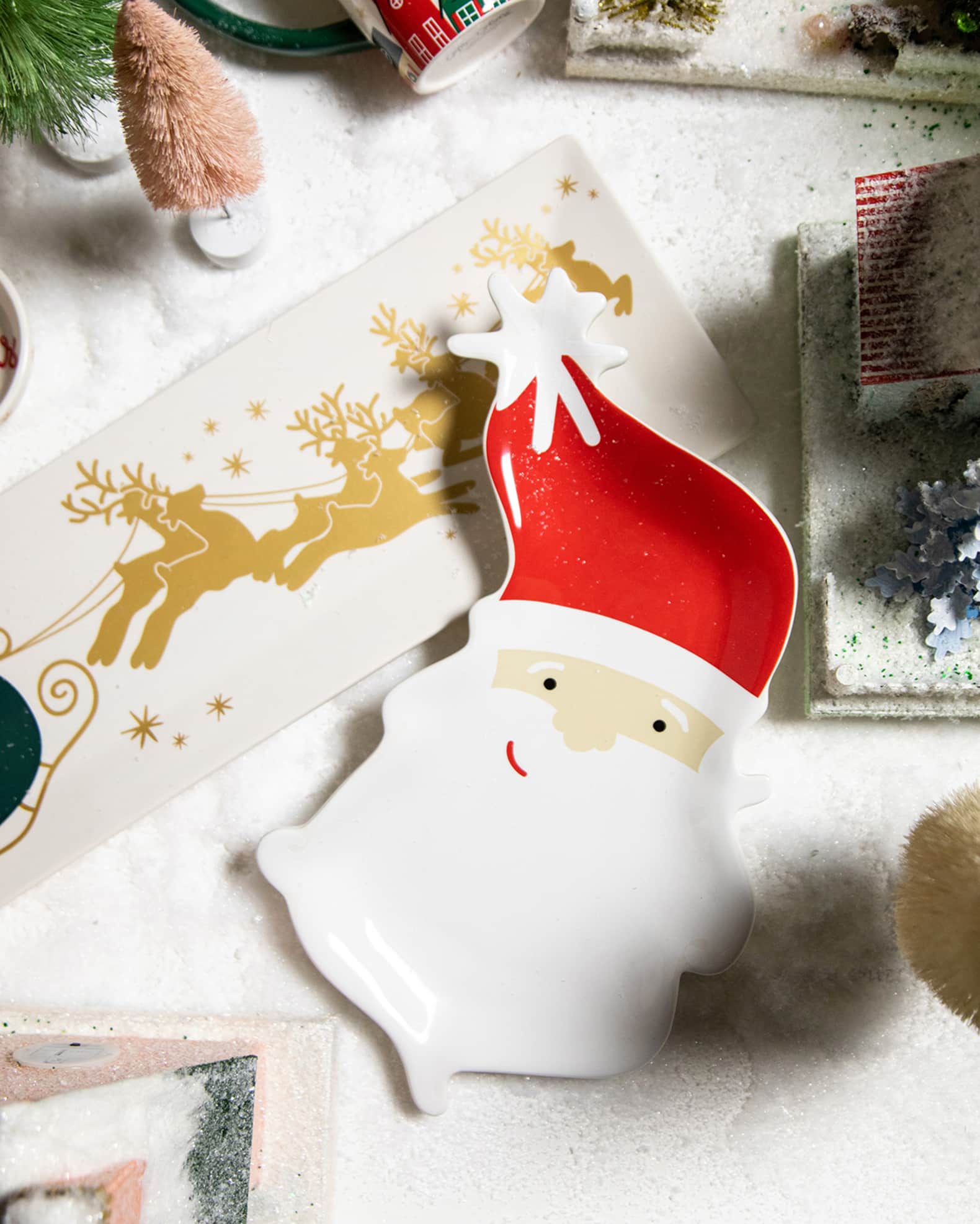 Coton Colors Vintage Santa Platter | Neiman Marcus