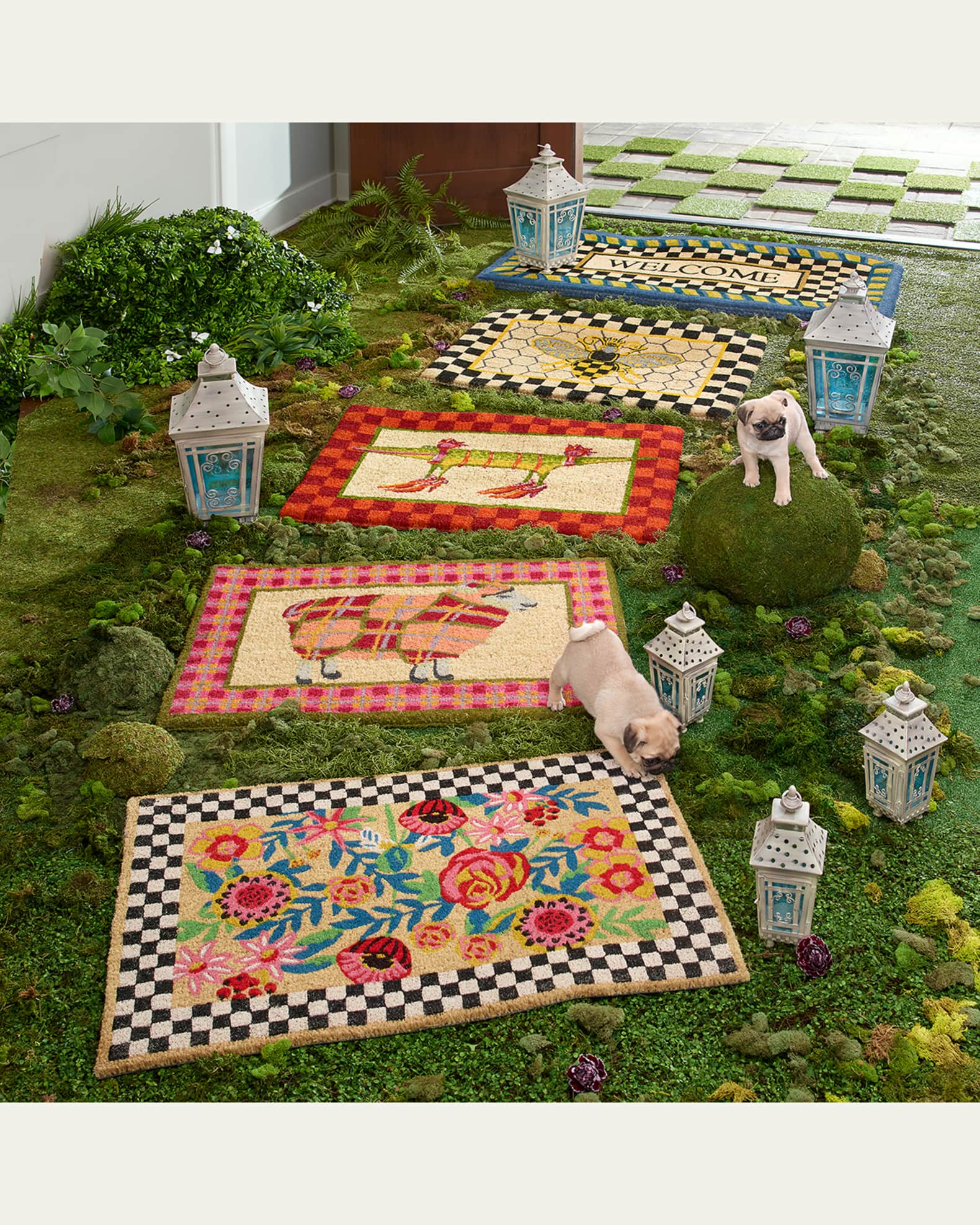 MacKenzie-Childs Queen Bee Rug , 2' x 3' | Neiman Marcus