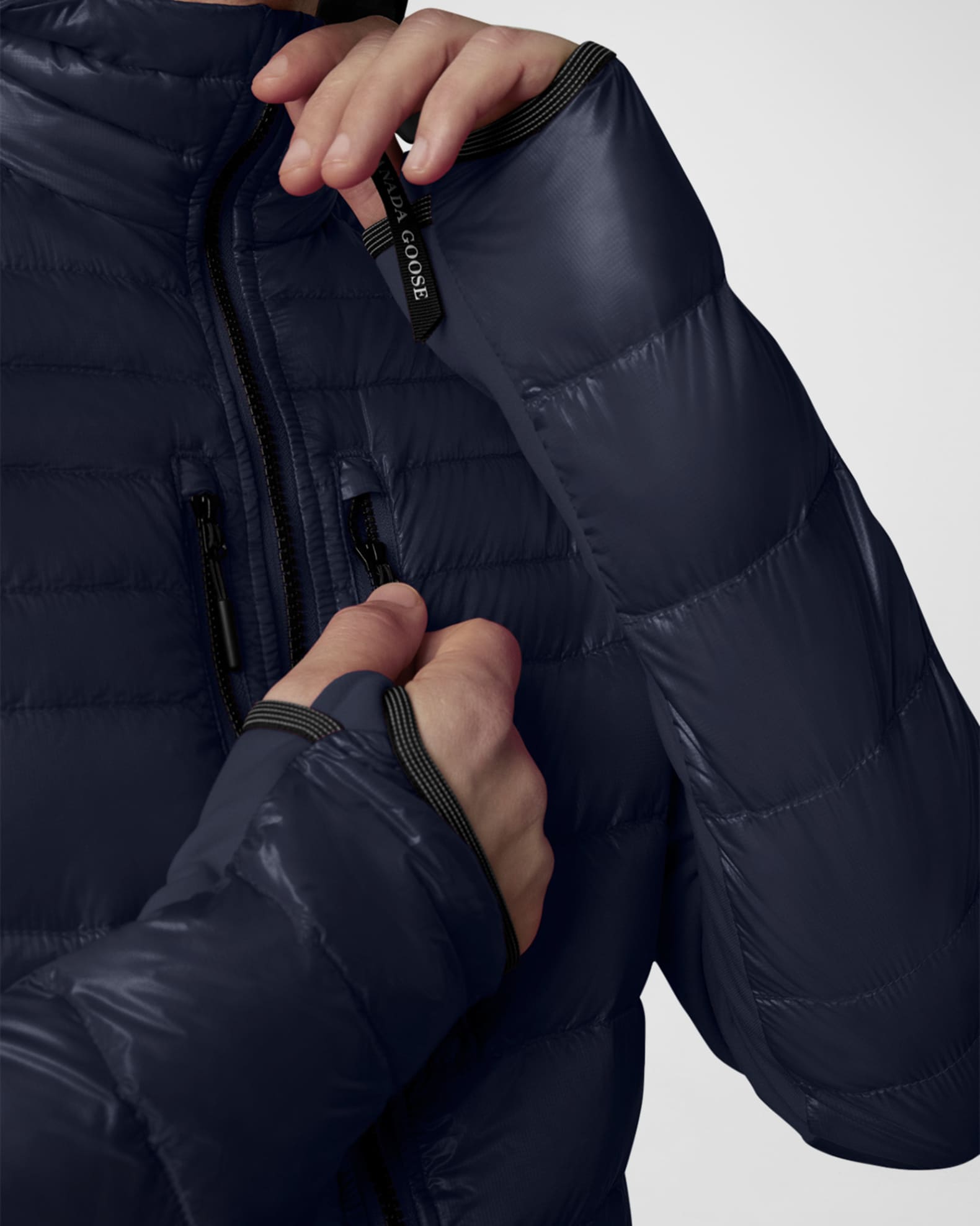 Canada Goose Men's Hybridge Lite Hooded Jacket | Neiman Marcus