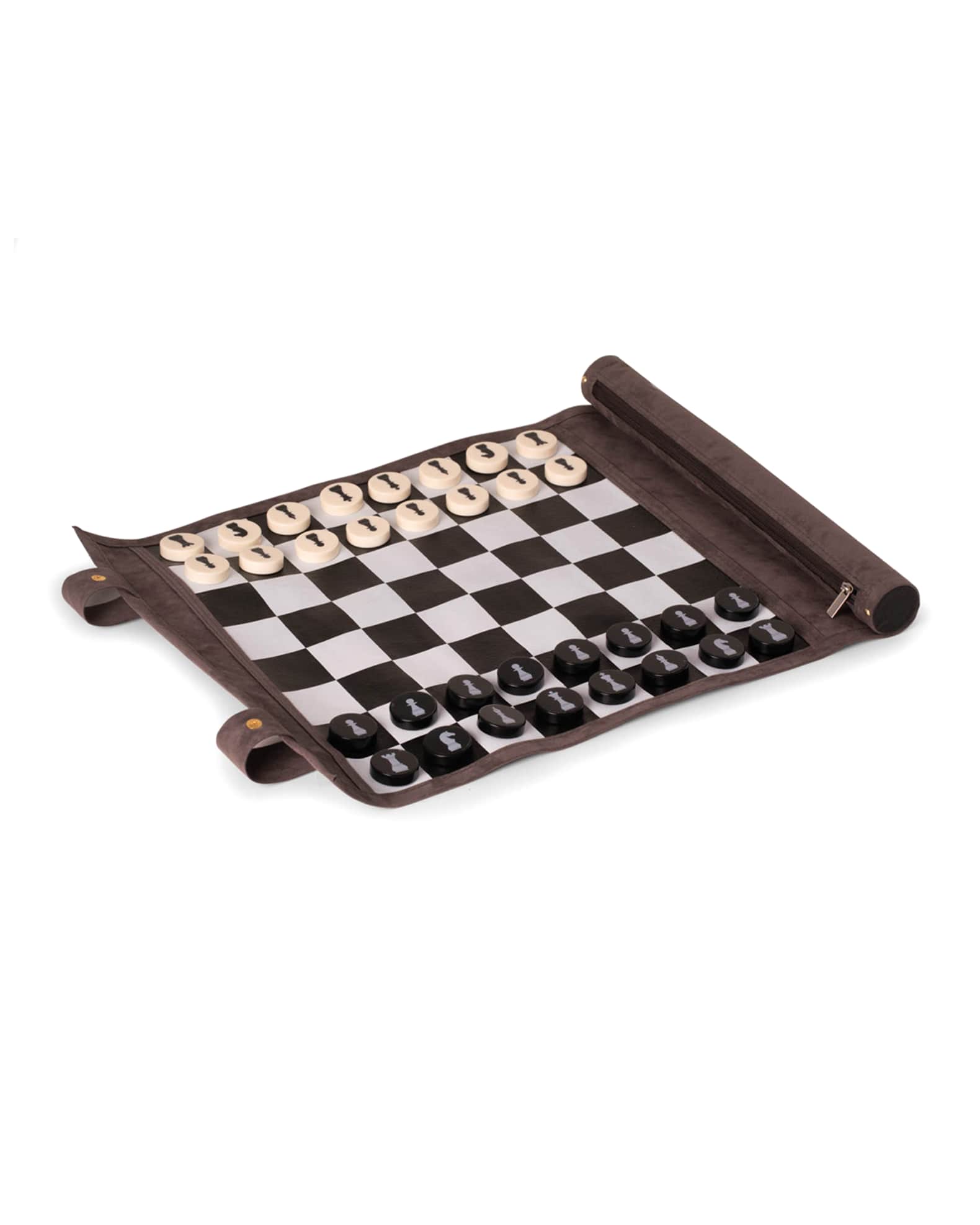 Bey-Berk Jones Roll-Up Chess Set | Neiman Marcus