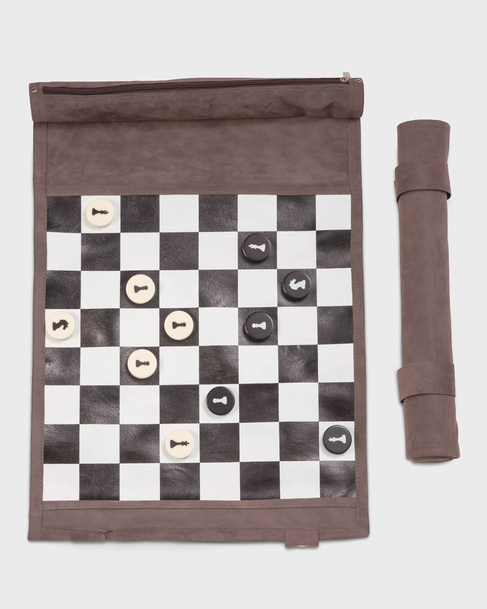 Bey-Berk Jones Roll-Up Chess Set | Neiman Marcus
