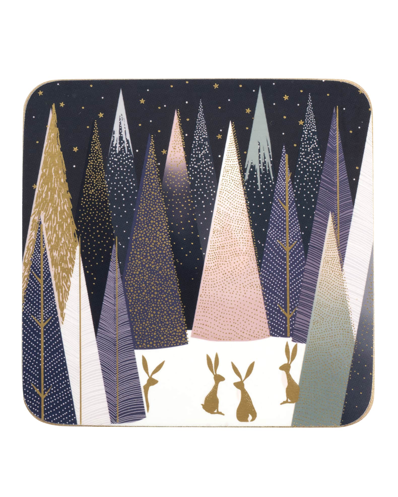 Sara Miller Frosted Pines Coasters, Set of 6 | Neiman Marcus