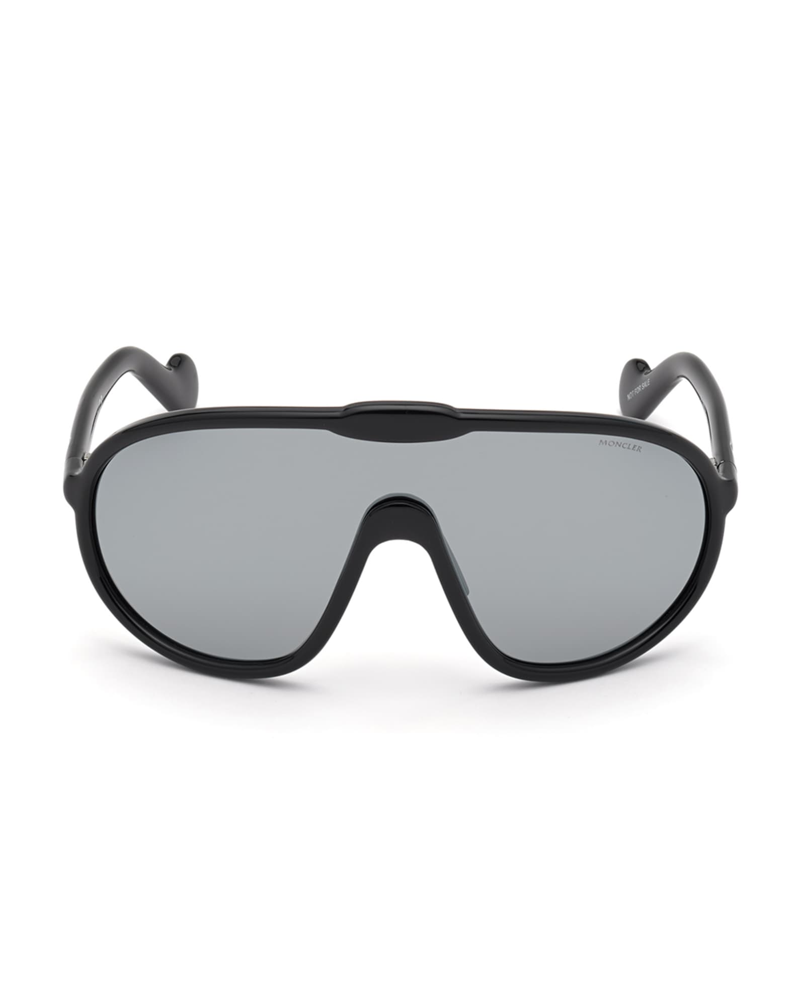 Moncler Men's Halometre Injected-Plastic Shield Sunglasses | Neiman Marcus