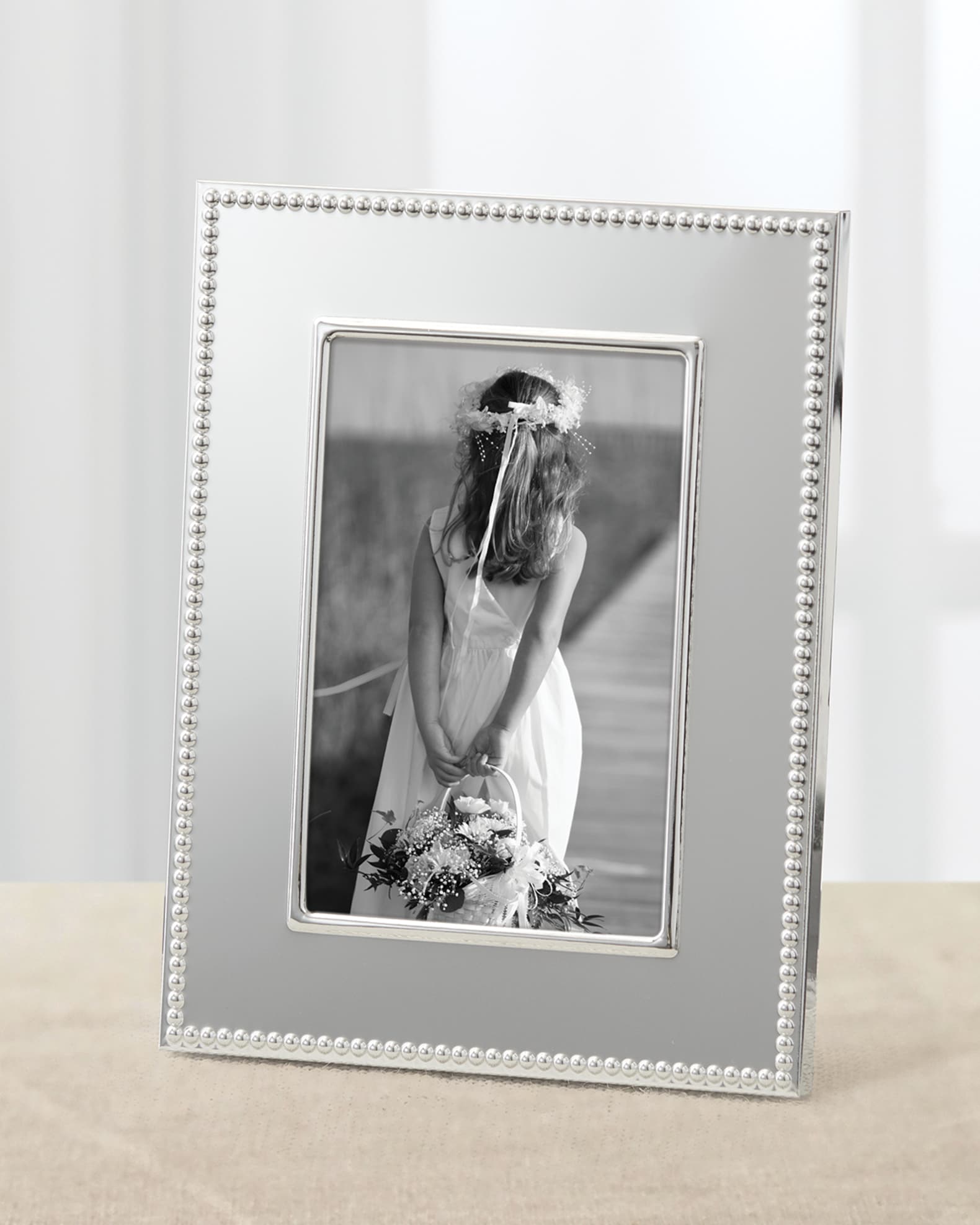 Lyndon Silverplate Photo Frame | Neiman Marcus