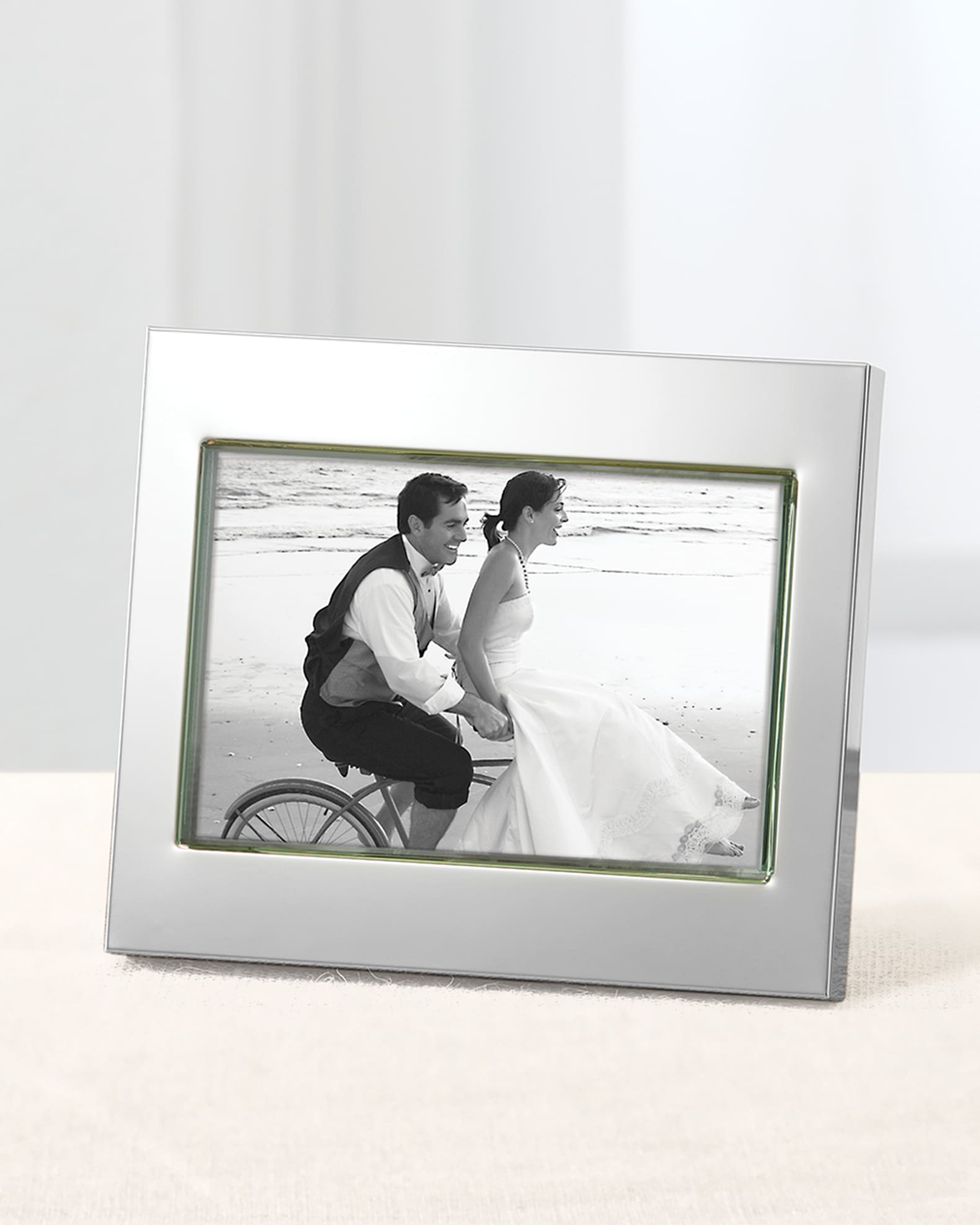 Reed & Barton Addison Silverplate Photo Frame, 4" x 6" | Neiman Marcus
