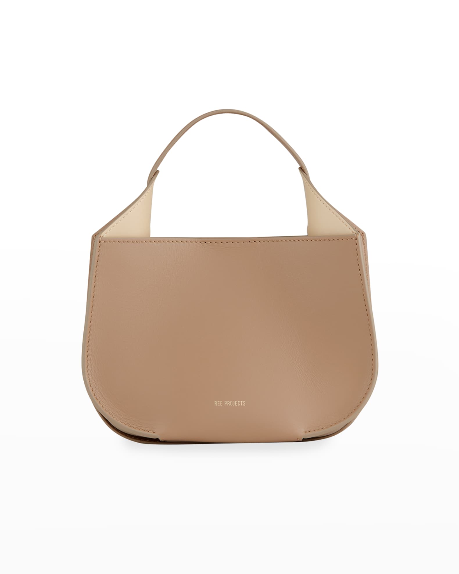 Ree Projects Helene East-West Leather Mini Hobo Bag | Neiman Marcus