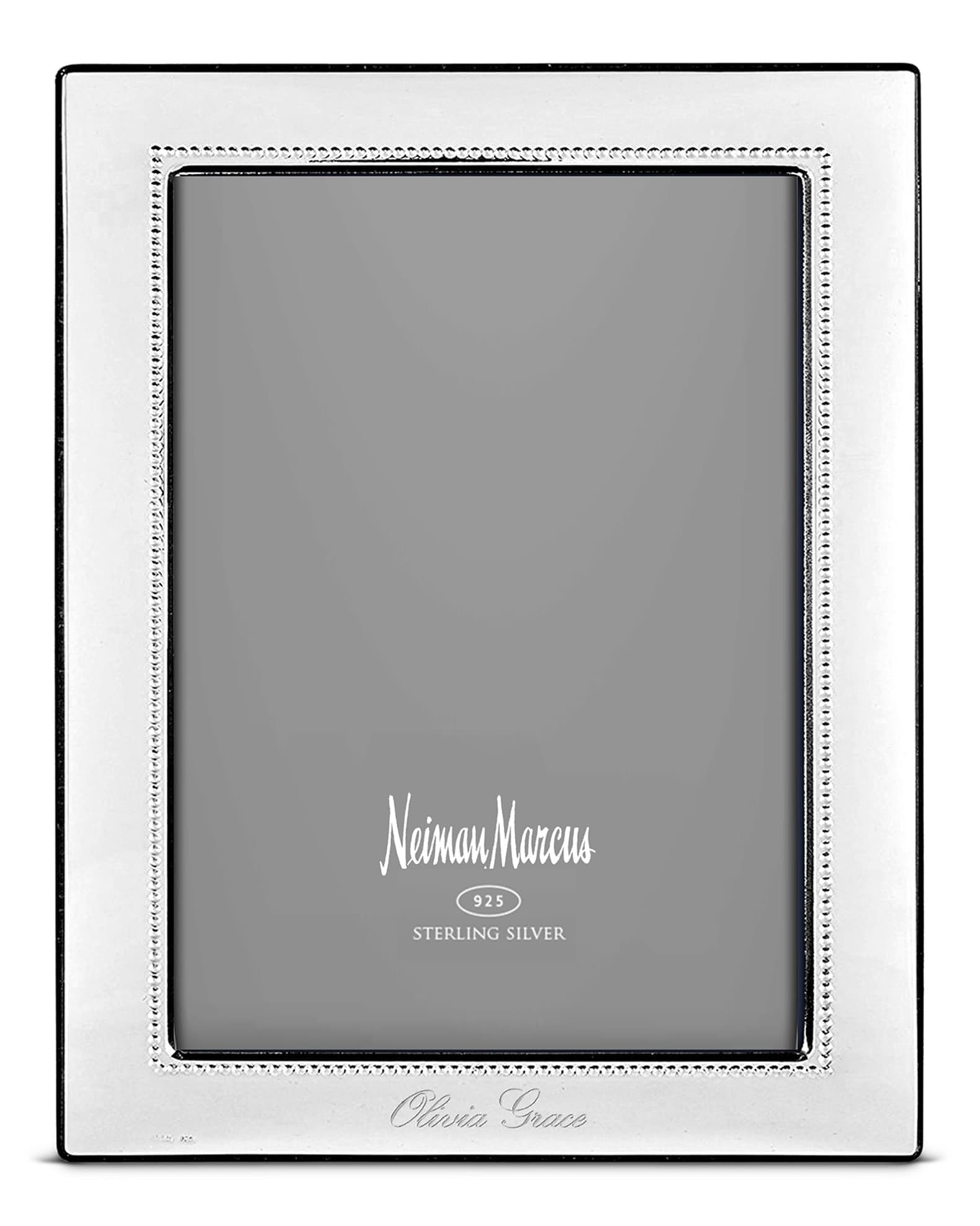 Cunill America Beaded Personalized Frame, 4" x 6" | Neiman Marcus