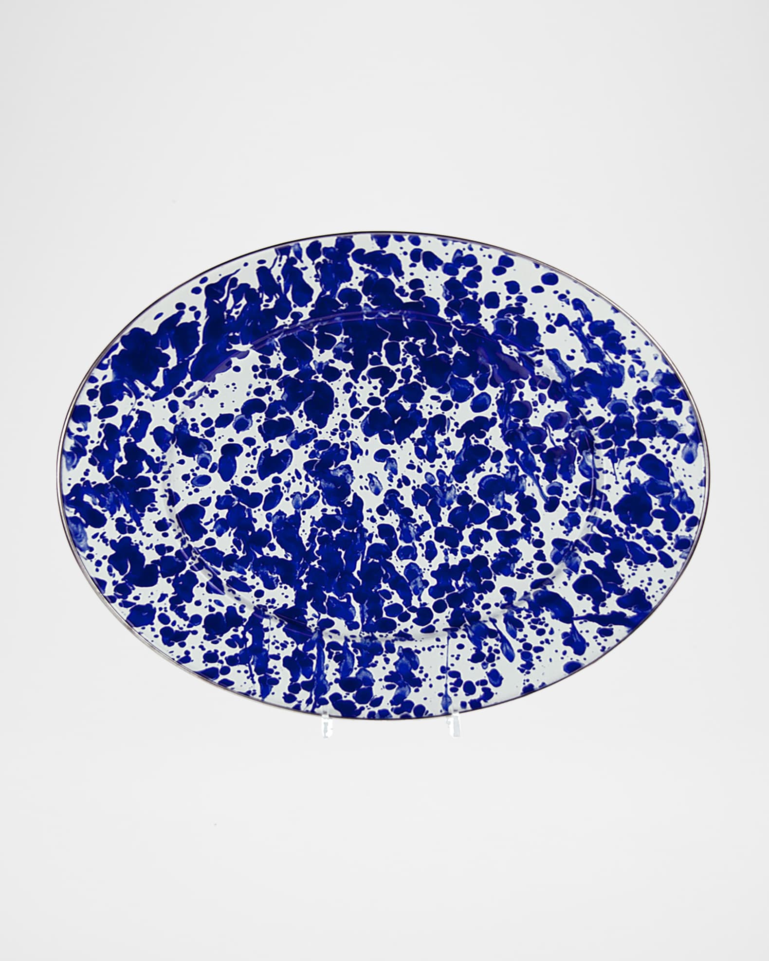 Golden Rabbit Swirl Oval Tray | Neiman Marcus